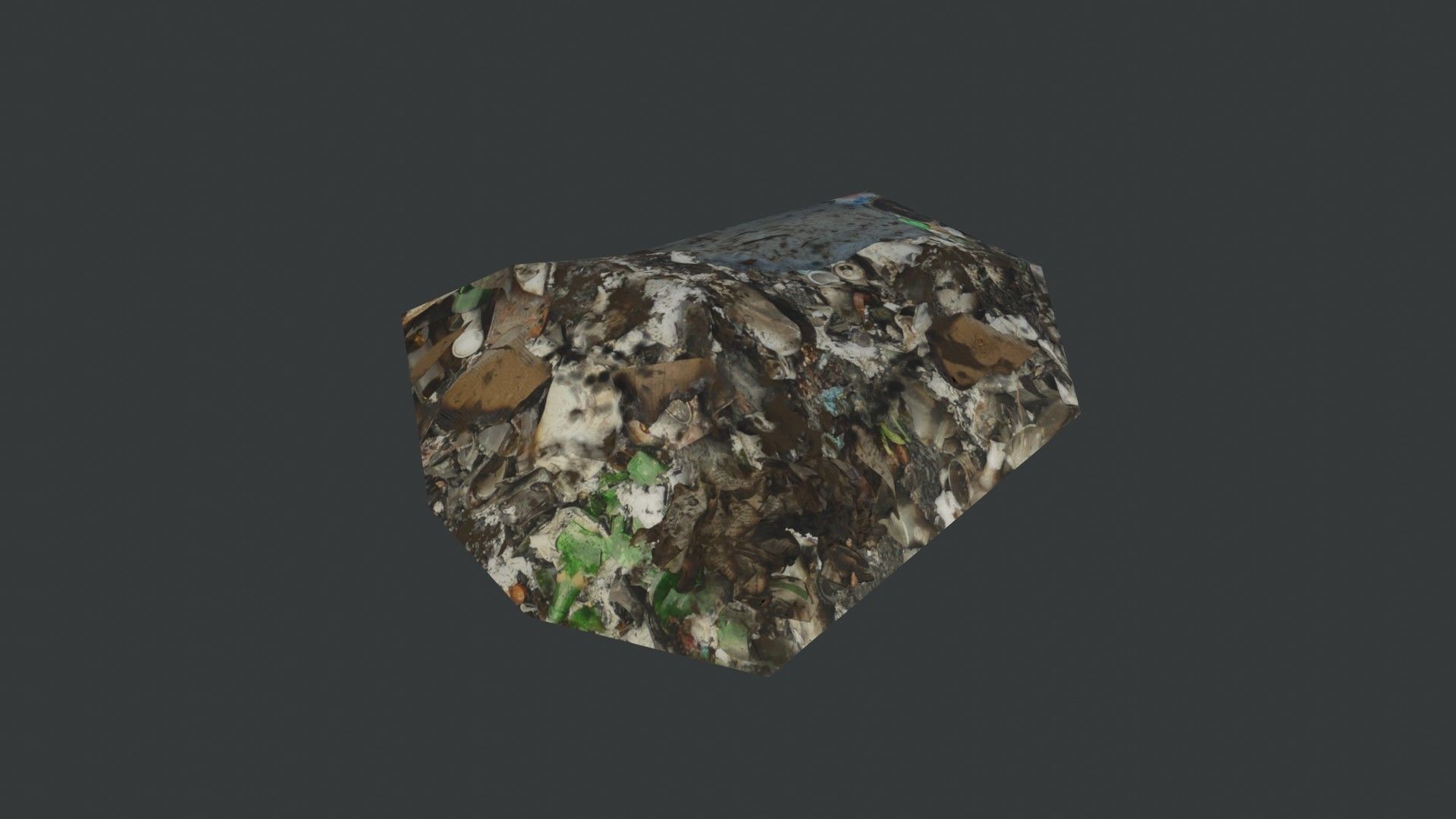 Pile of Trash and Garbage - 3 Piece Set free VR / AR / low-poly 3D ...