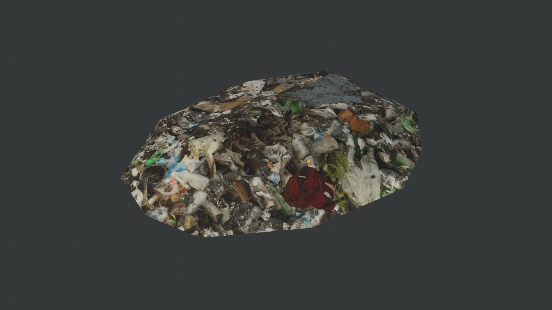 Pile of Trash and Garbage - 3 Piece Set free VR / AR / low-poly 3D ...