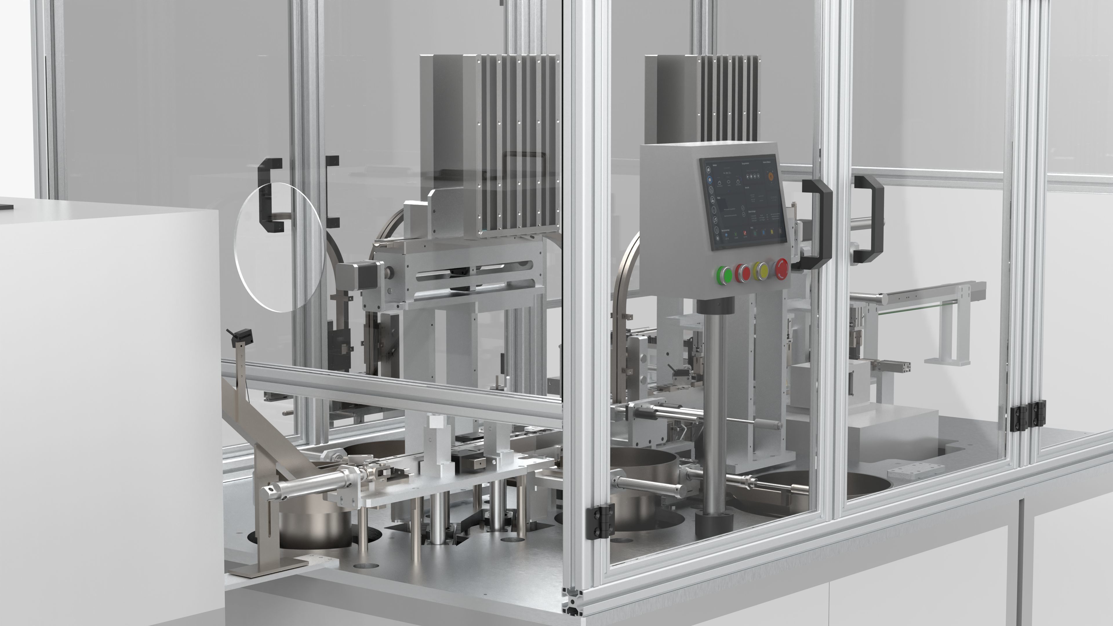 Fully Automatic Magnetic Bottom Assembly Machine 3D model | CGTrader