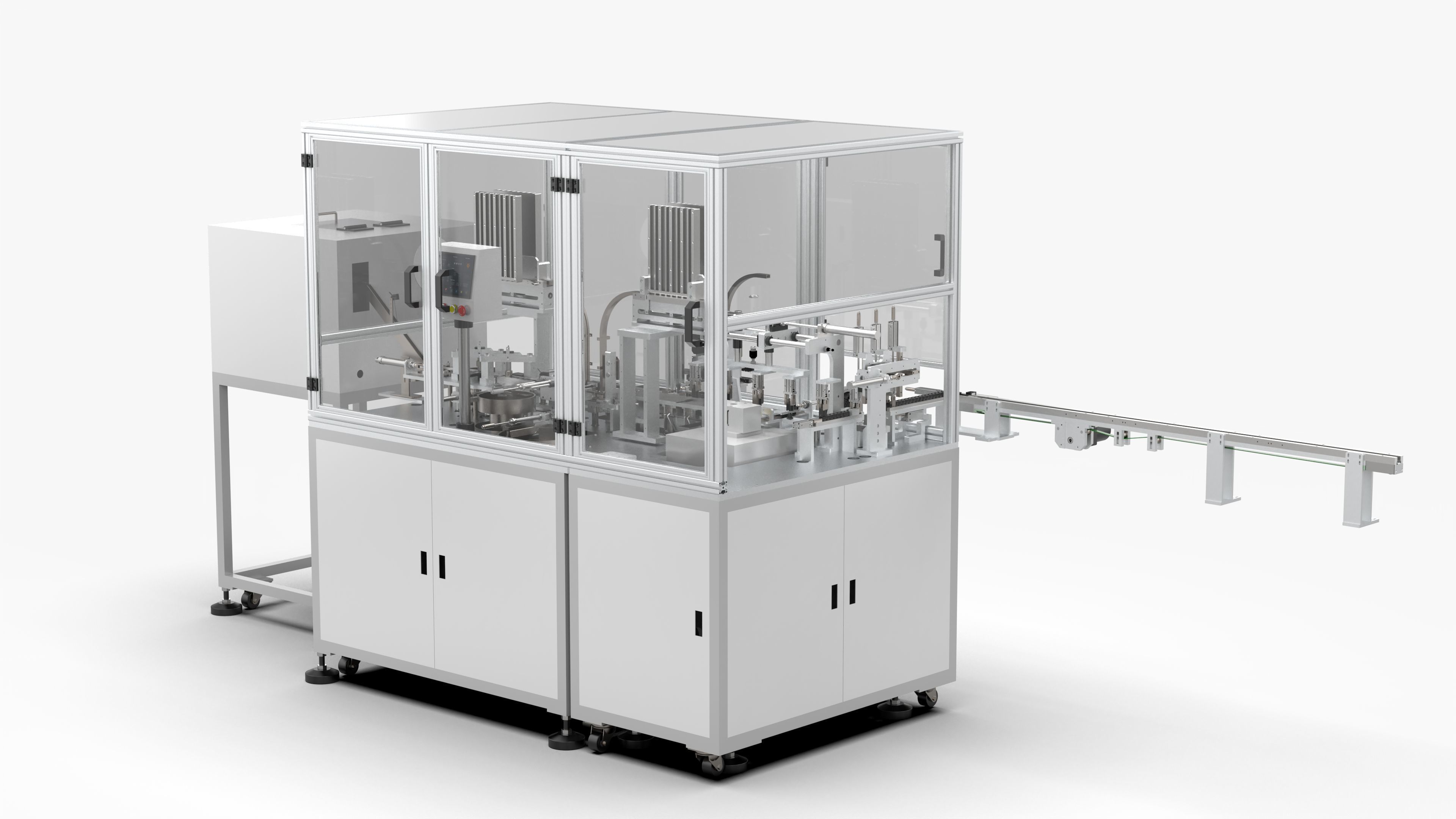 Fully Automatic Magnetic Bottom Assembly Machine 3D model | CGTrader