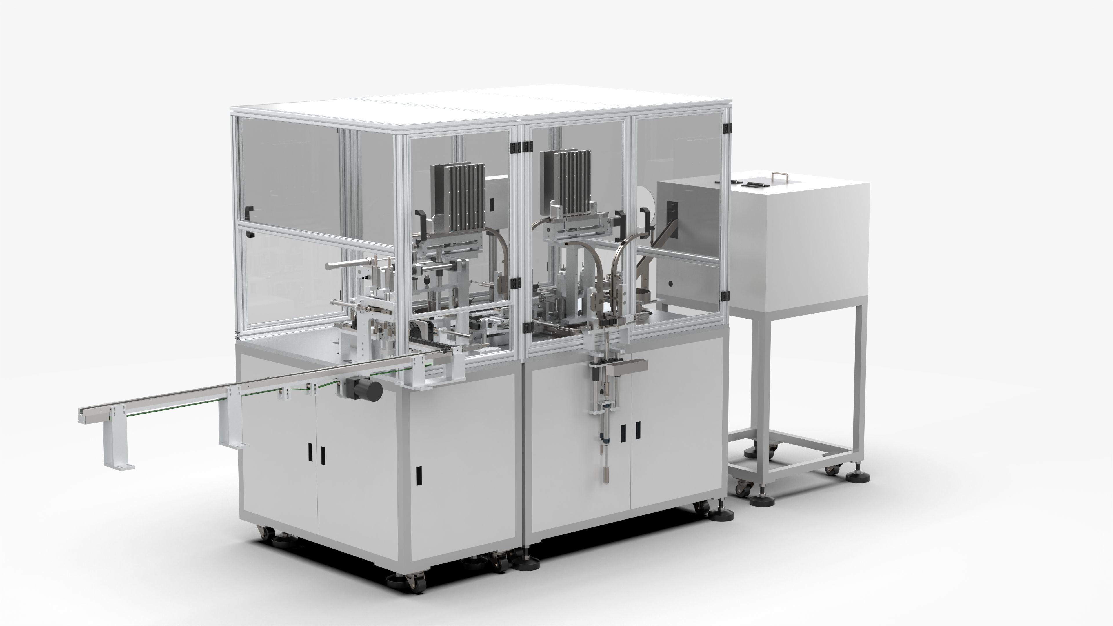 Fully Automatic Magnetic Bottom Assembly Machine 3D model | CGTrader