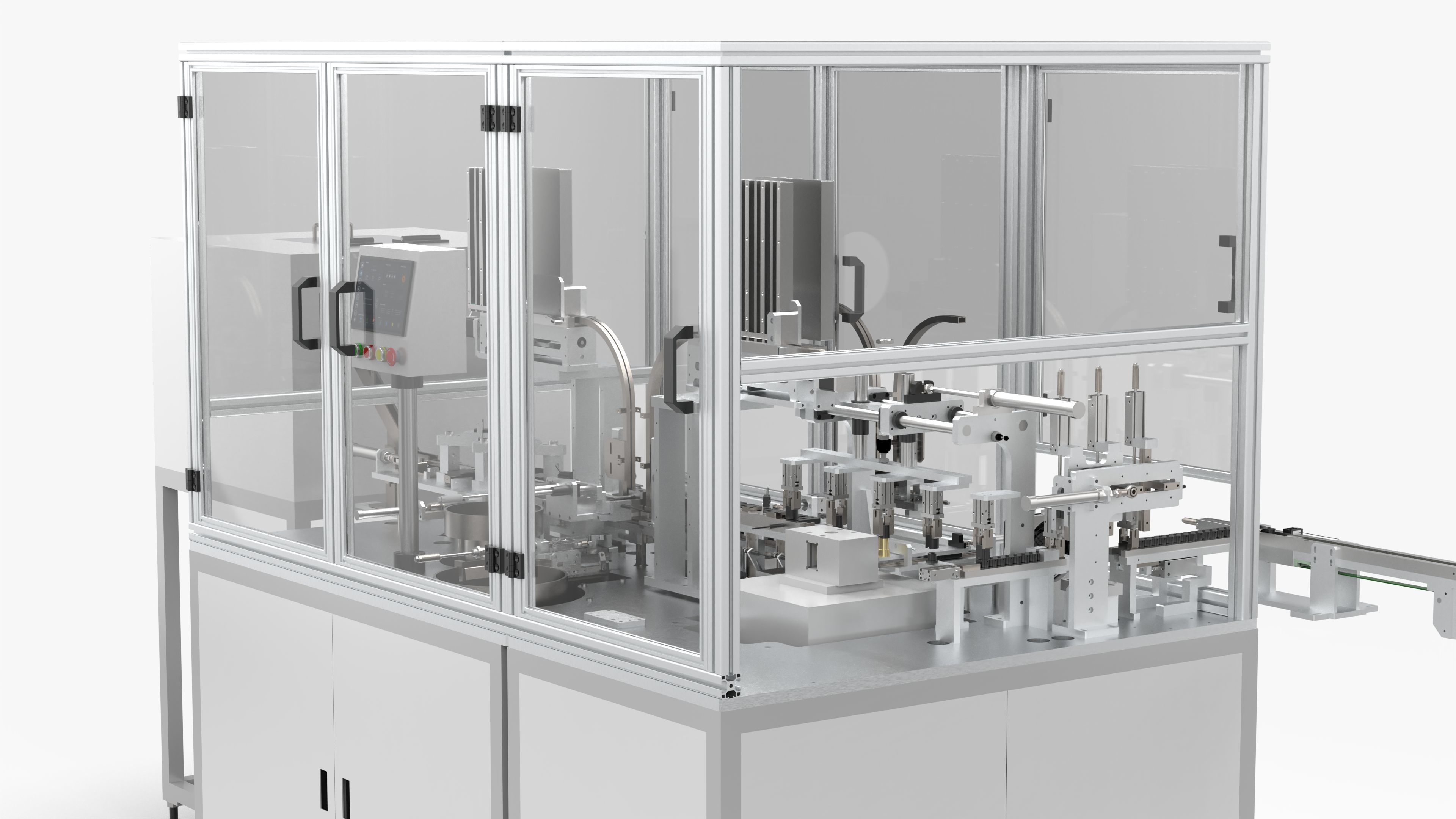 Fully Automatic Magnetic Bottom Assembly Machine 3D model | CGTrader