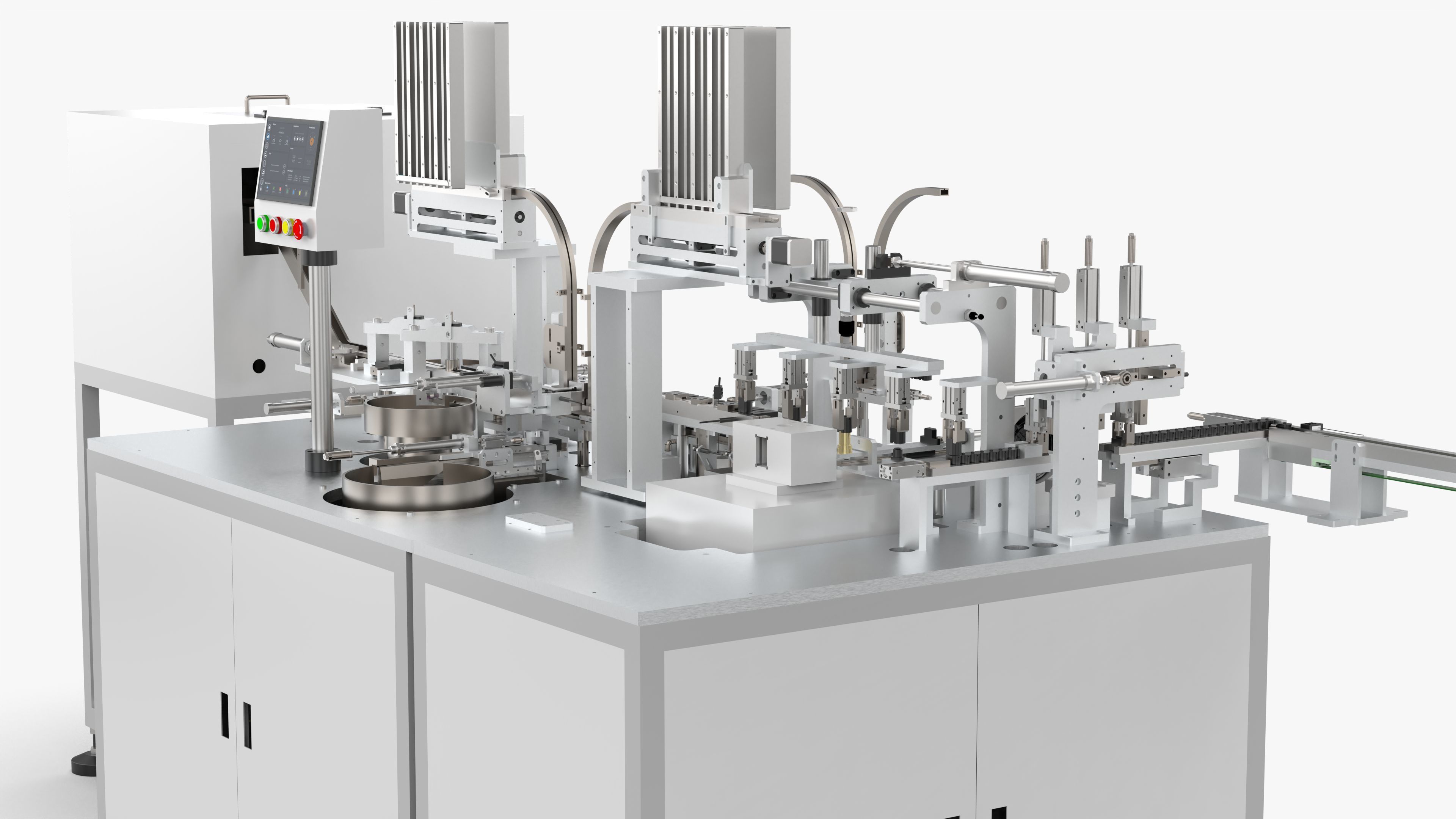 Fully Automatic Magnetic Bottom Assembly Machine 3D model | CGTrader