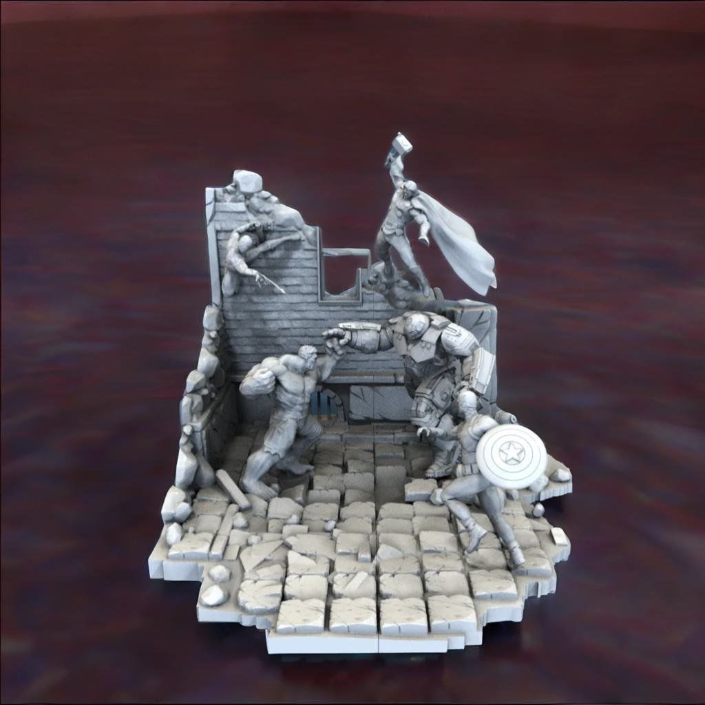 Avengers STL file 3D model 3D printable | CGTrader