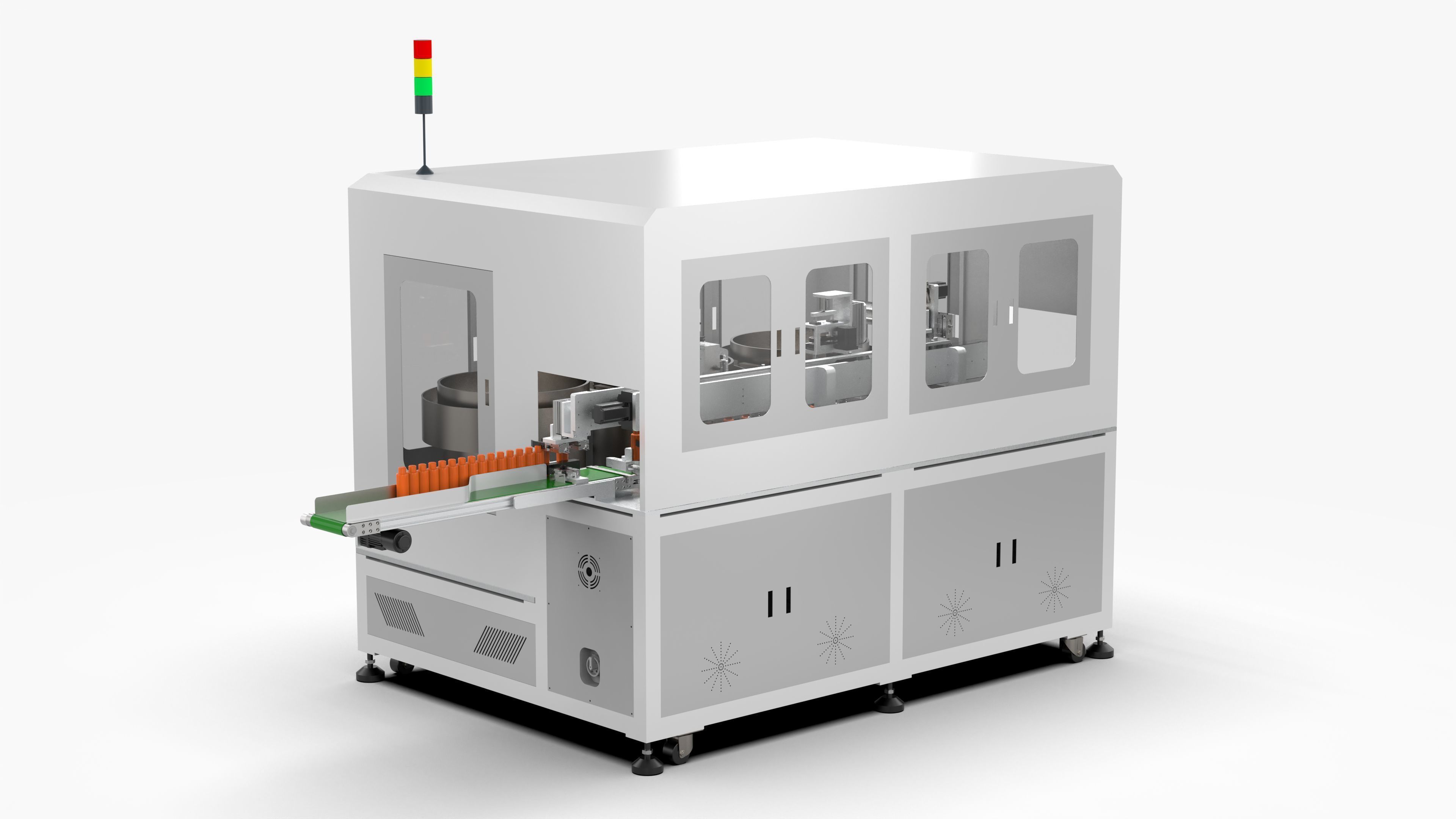 Automatic Perfume Bottle Cap Assembly Machine 3D model | CGTrader