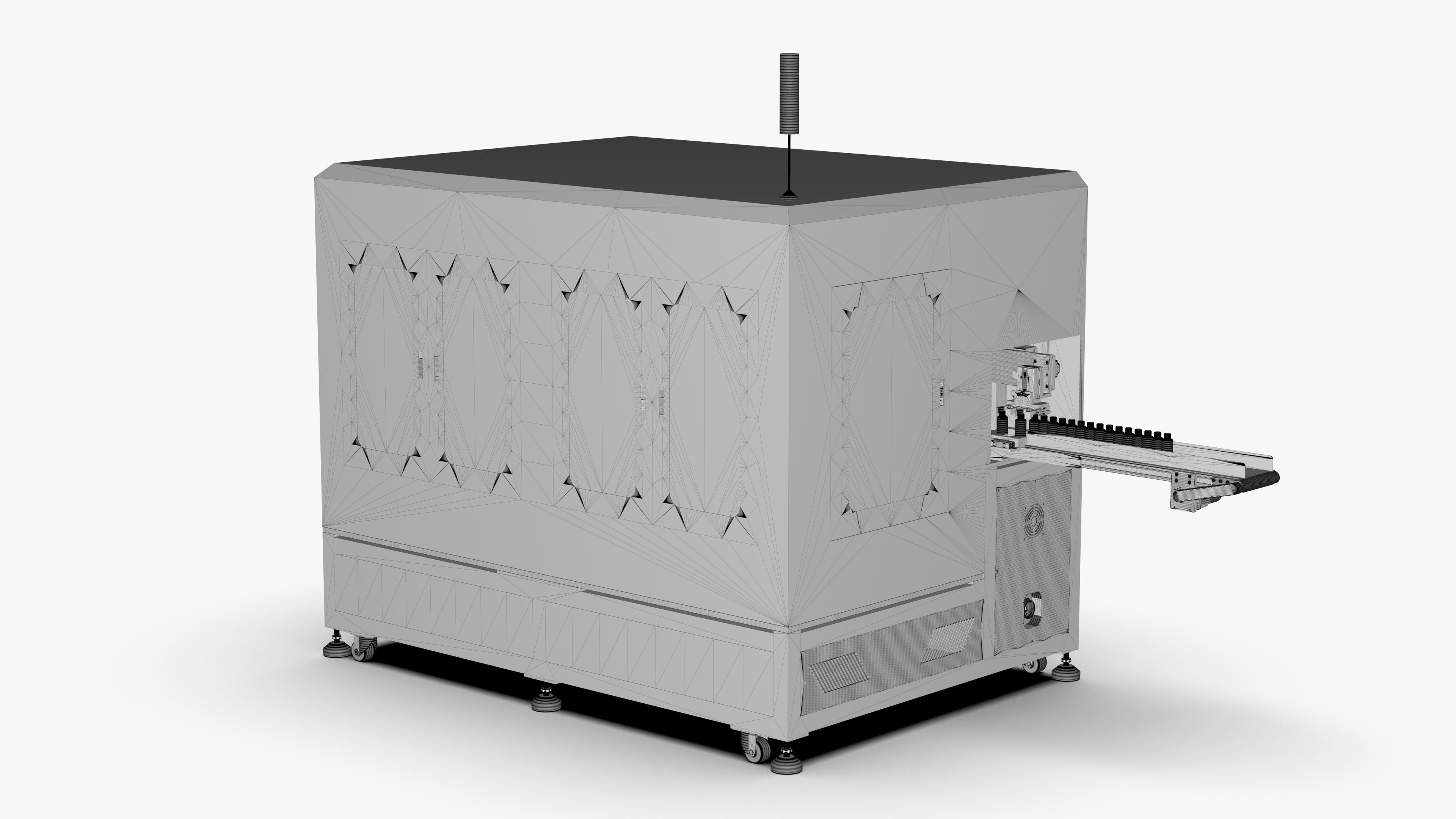 Automatic Perfume Bottle Cap Assembly Machine 3D model | CGTrader