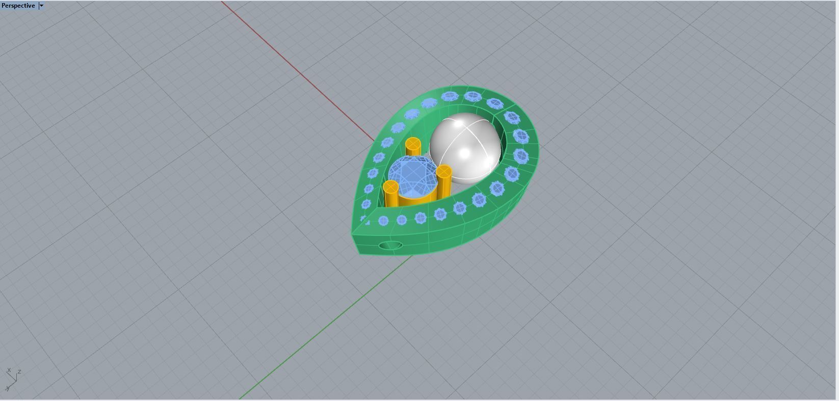 Fashion Chaumet pendant 3dm file ready for printing stl format 3D model 3D printable | CGTrader