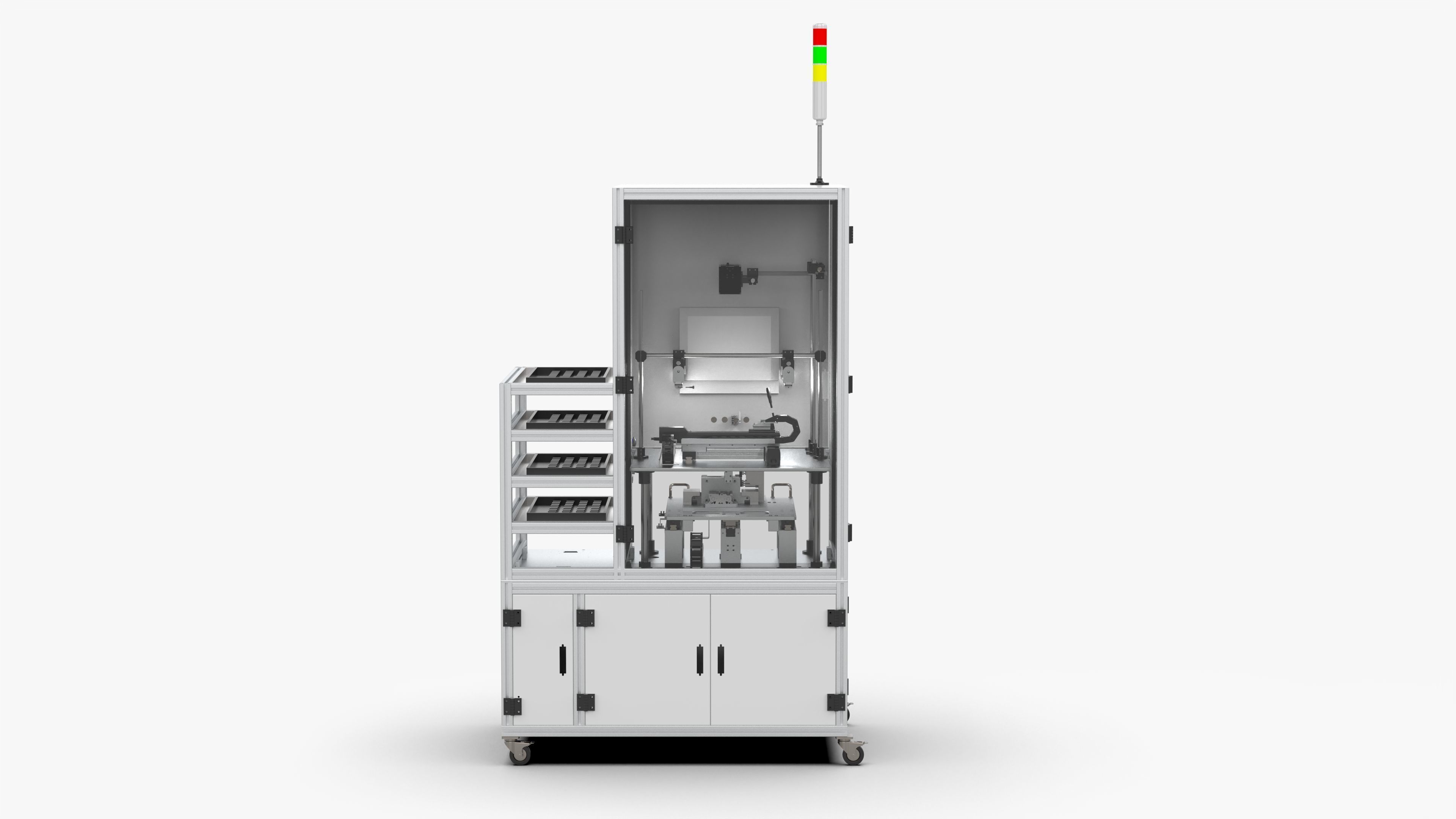 Automatic Electronic Product Visual Inspection Machine 3D model | CGTrader