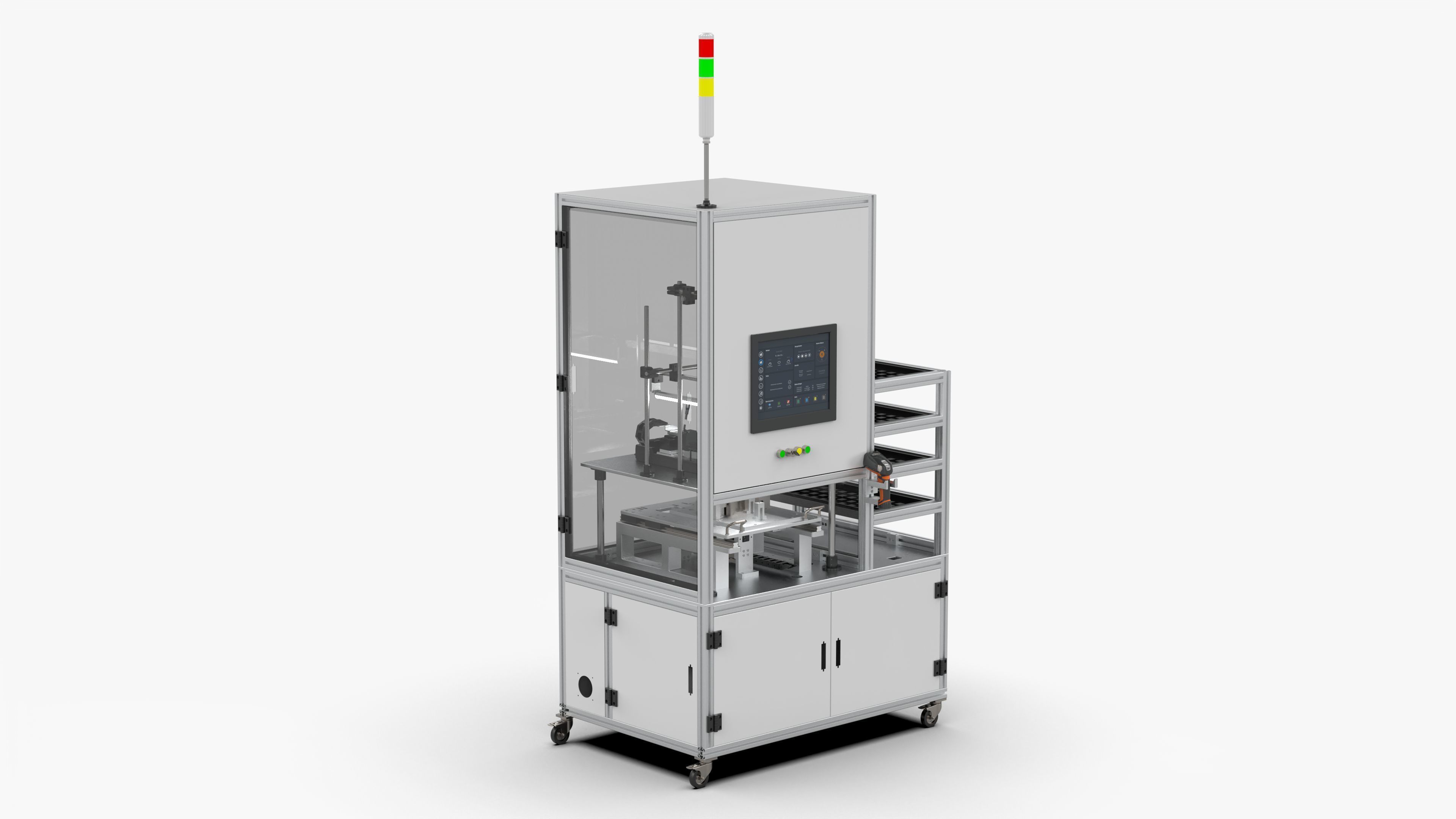 Automatic Electronic Product Visual Inspection Machine 3D model | CGTrader