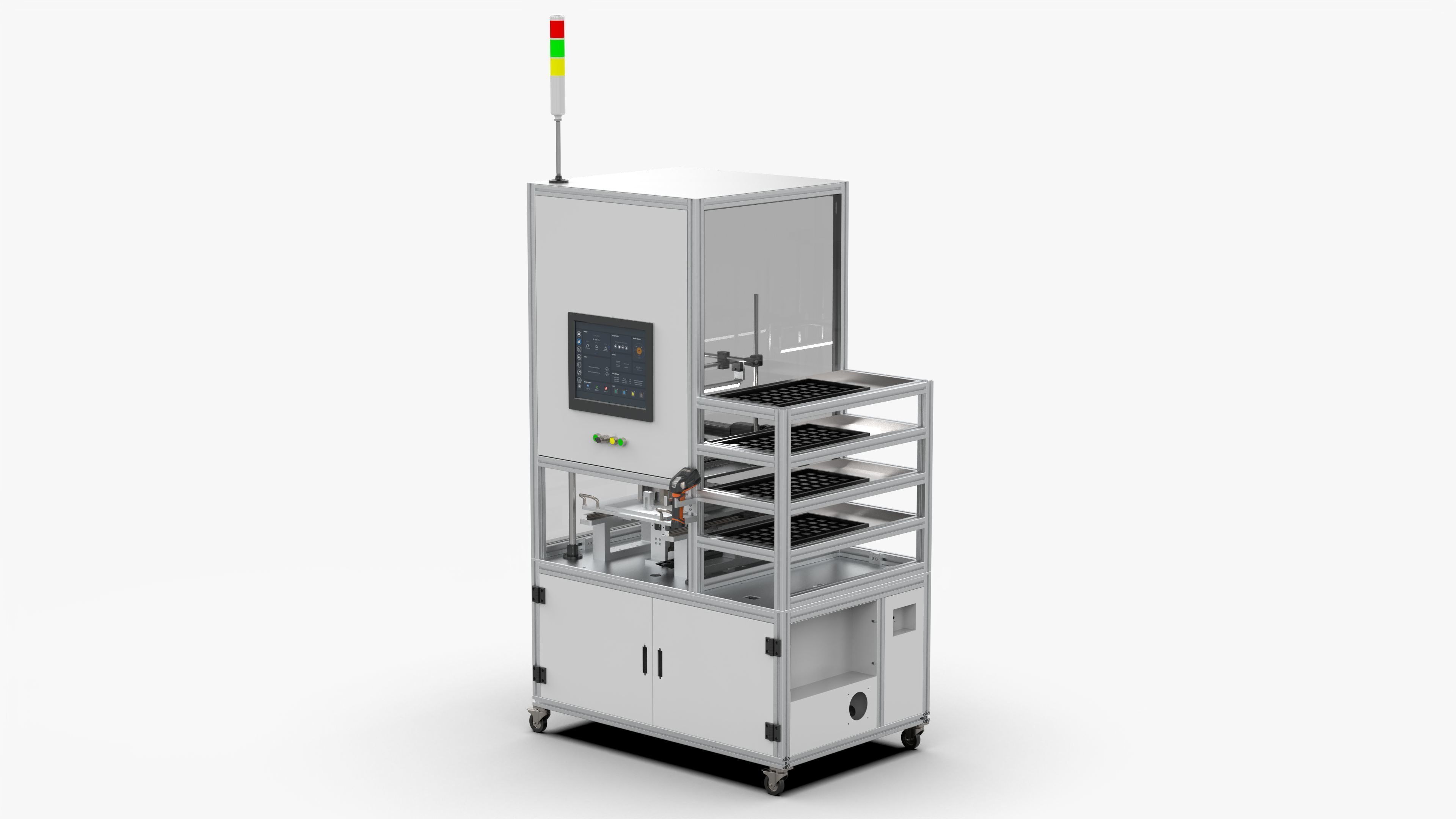 Automatic Electronic Product Visual Inspection Machine 3D model | CGTrader