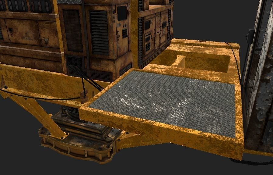 3D model Old Rust Oil Platform VR / AR / low-poly | CGTrader