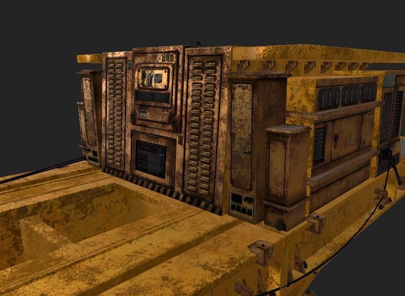 3D model Old Rust Oil Platform VR / AR / low-poly | CGTrader