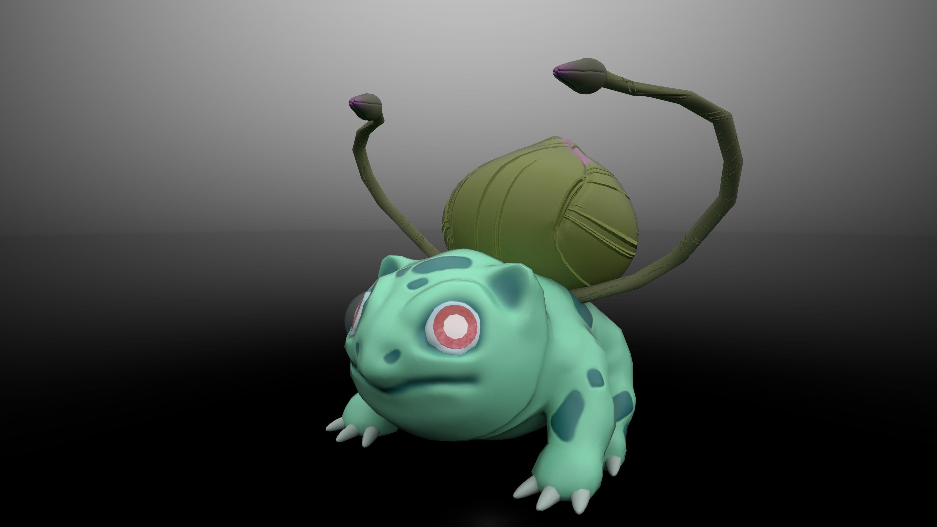3D model Bulbasaur Pokemon Game character VR / AR / low-poly | CGTrader