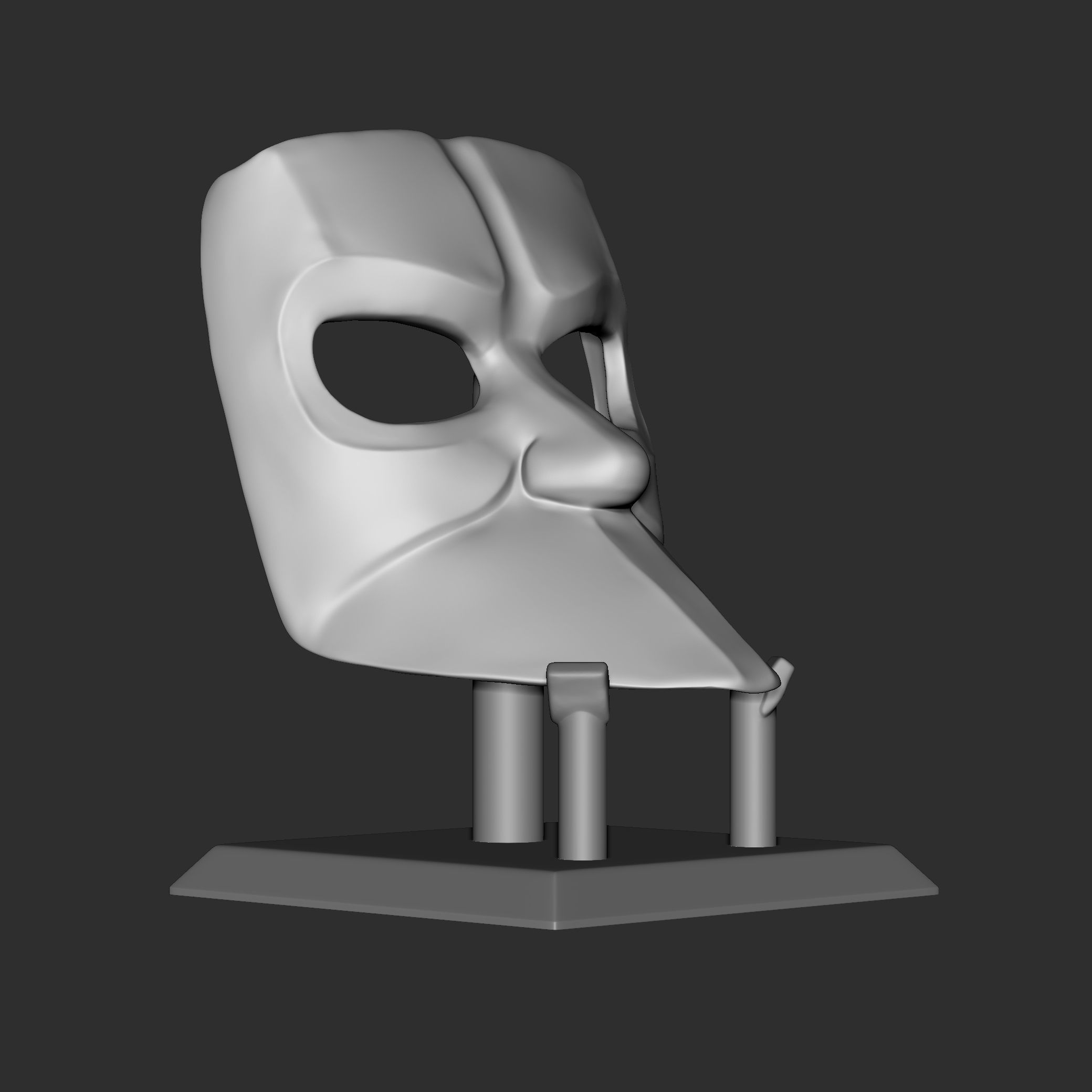 Bauta Mask 3D model 3D printable | CGTrader