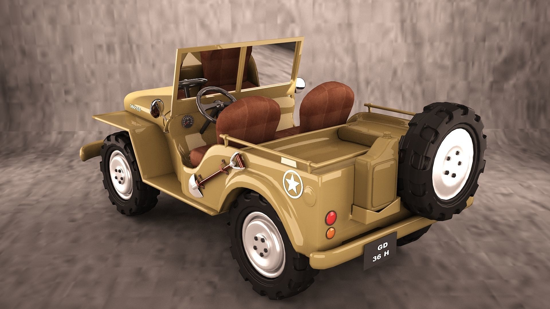 Willys Jeep 3D model | CGTrader