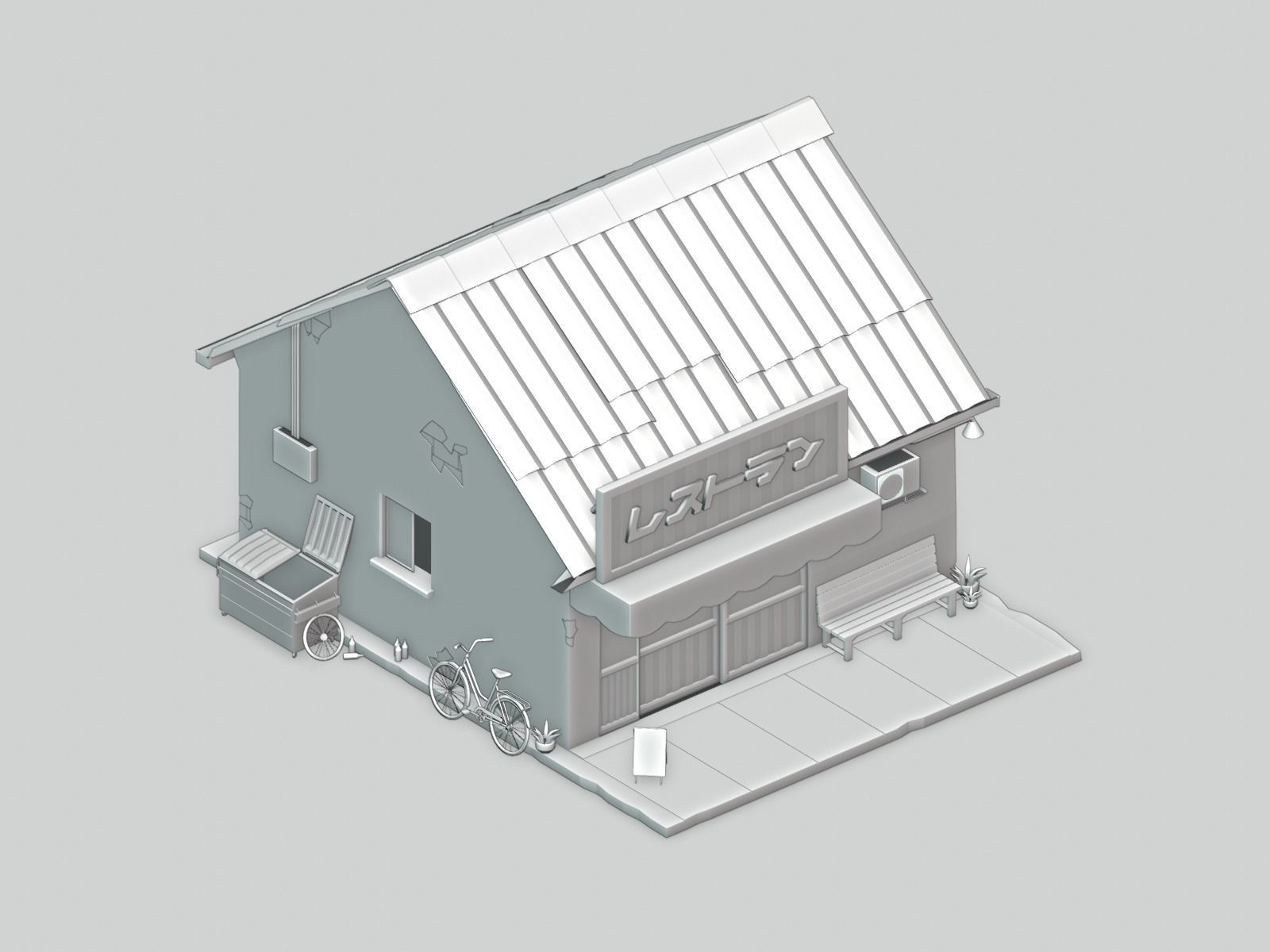 3D model Isometric low-poly shop VR / AR / low-poly | CGTrader 3D model Isometric low-poly shop VR / AR / low-poly | CGTrader