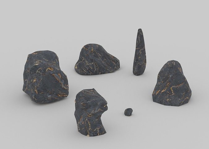 3D model Rocks VR / AR / low-poly | CGTrader