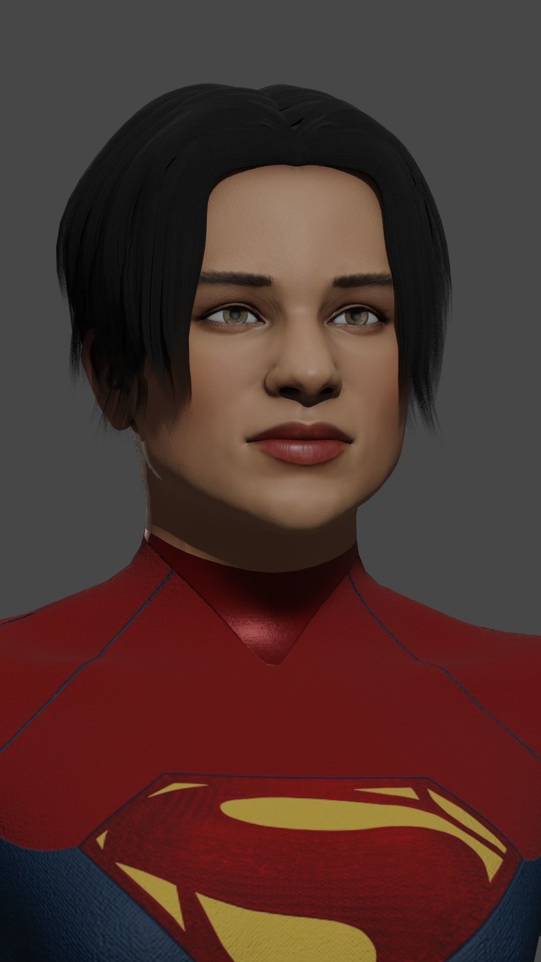 3D model Supergirl Sasha Calle VR / AR / low-poly | CGTrader