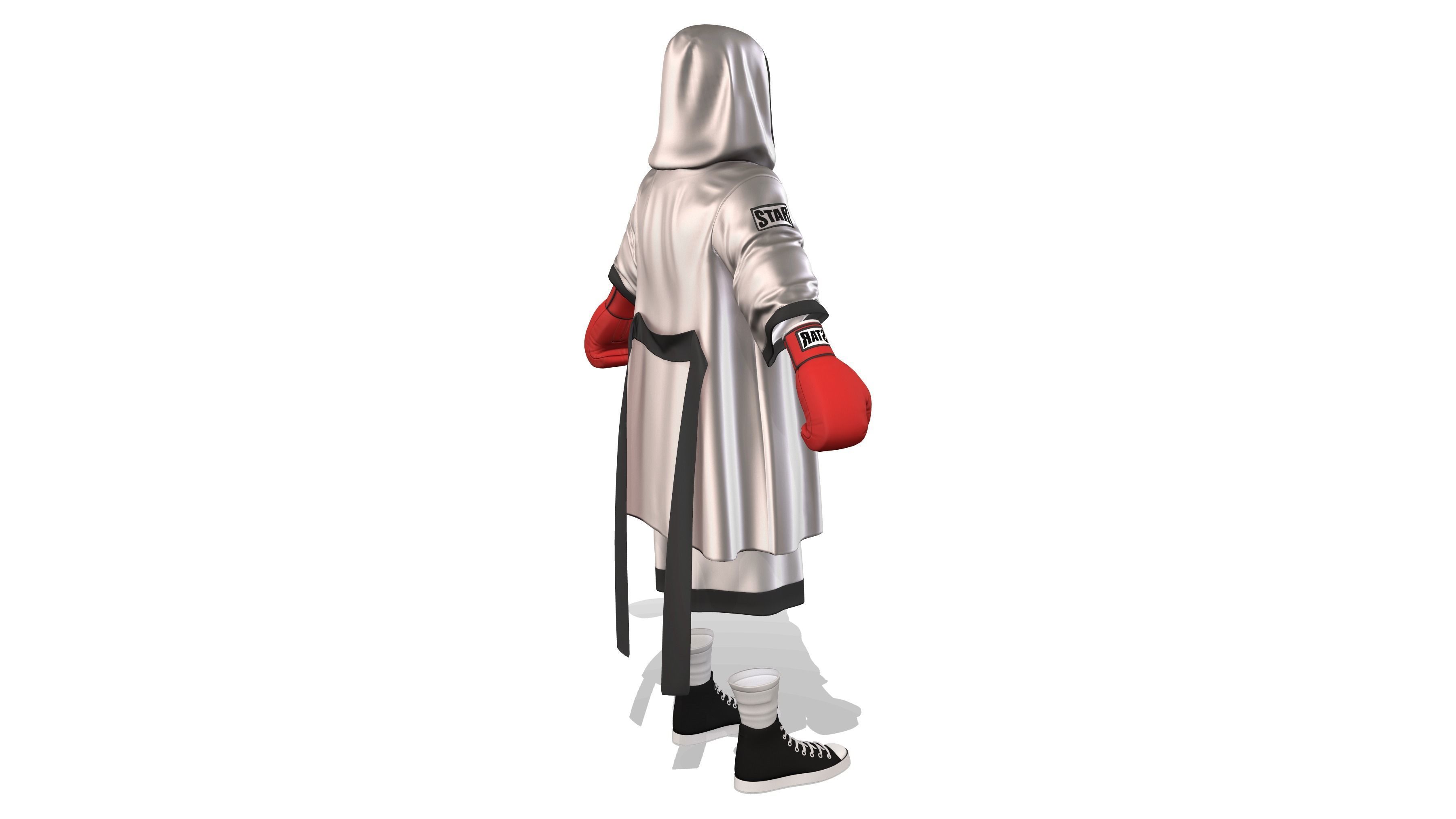 3D model Mens Full Boxing Costume Uniform Wear VR / AR / low-poly ...