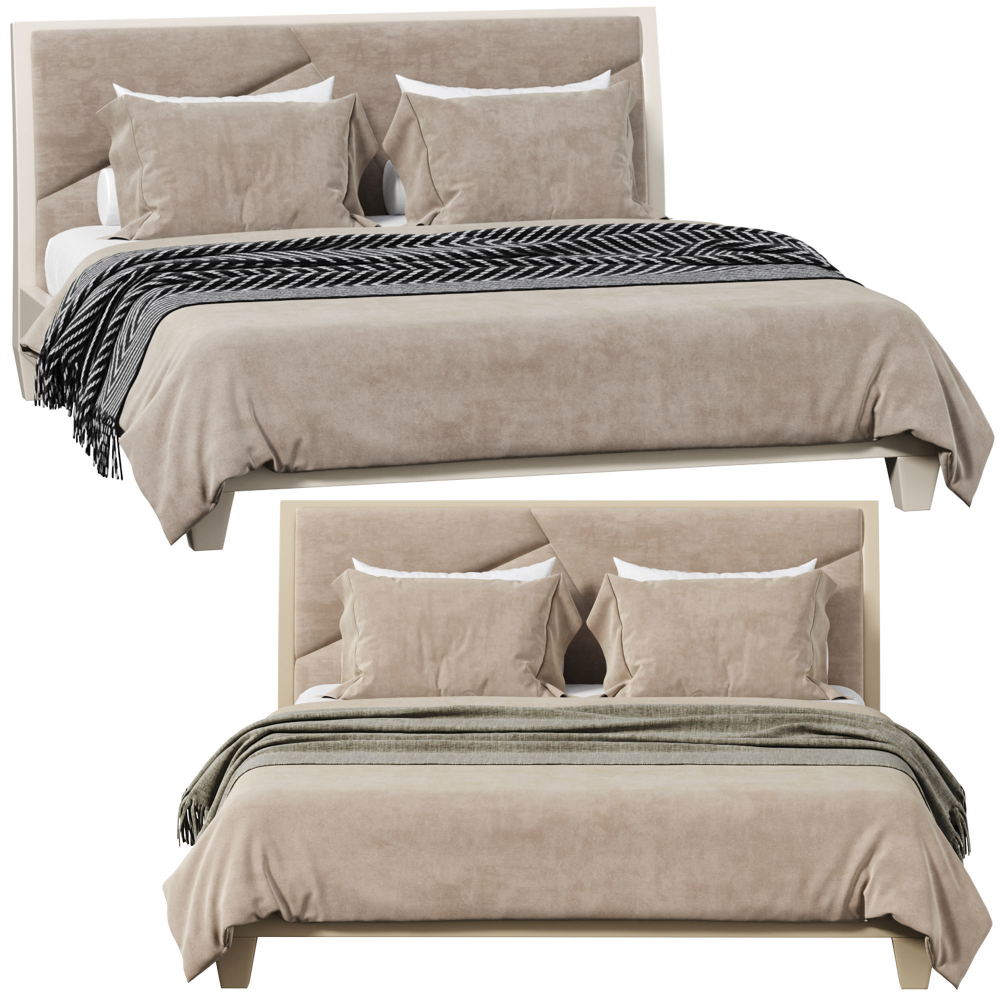 MONDRIAN BED by artemest 3D model | CGTrader