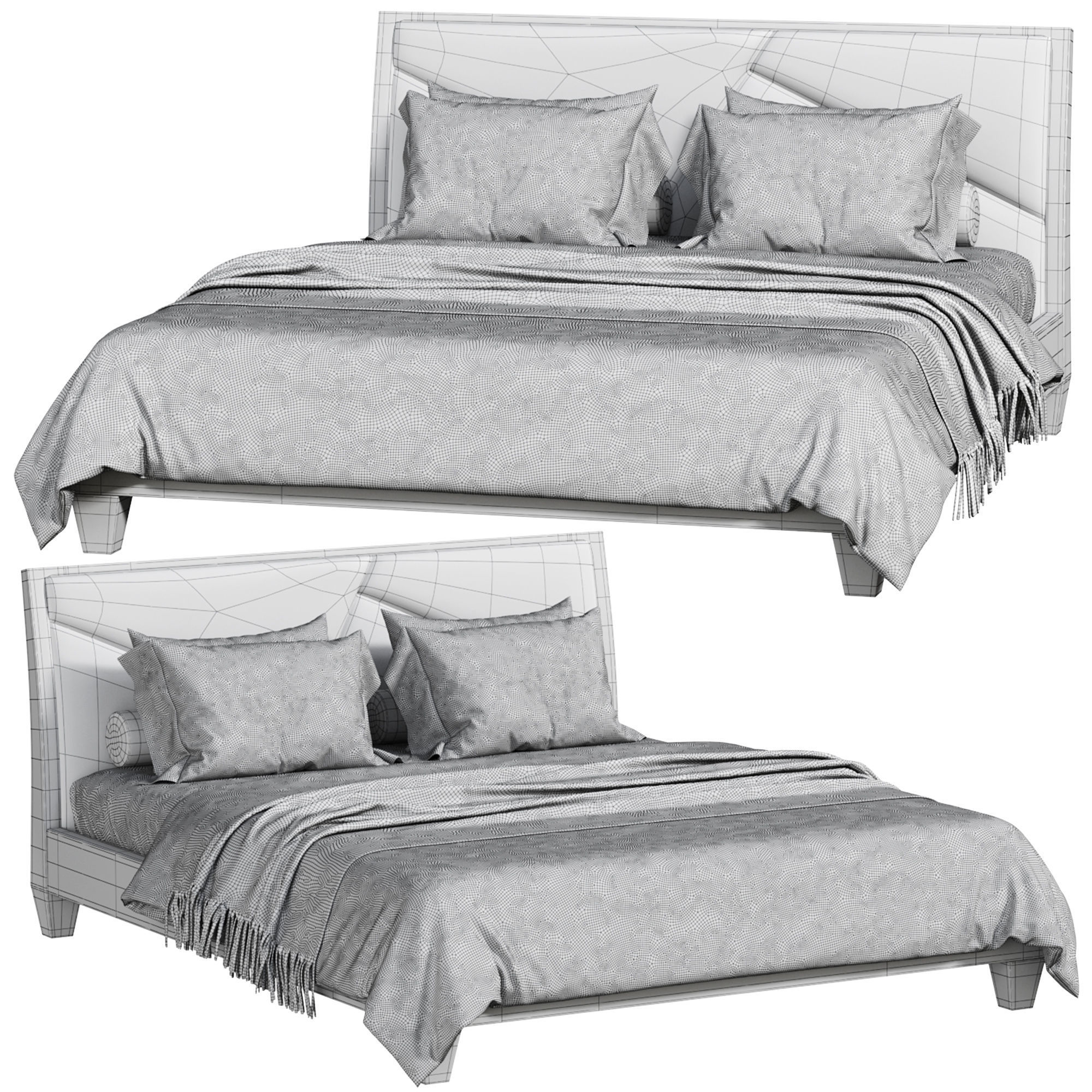 MONDRIAN BED by artemest 3D model | CGTrader