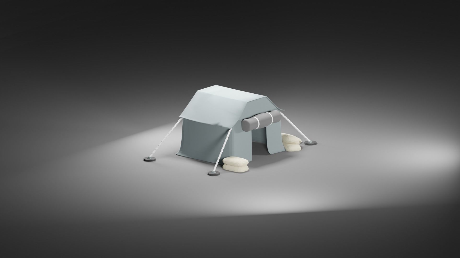 3D model Game ready lowpoly tent VR / AR / low-poly | CGTrader