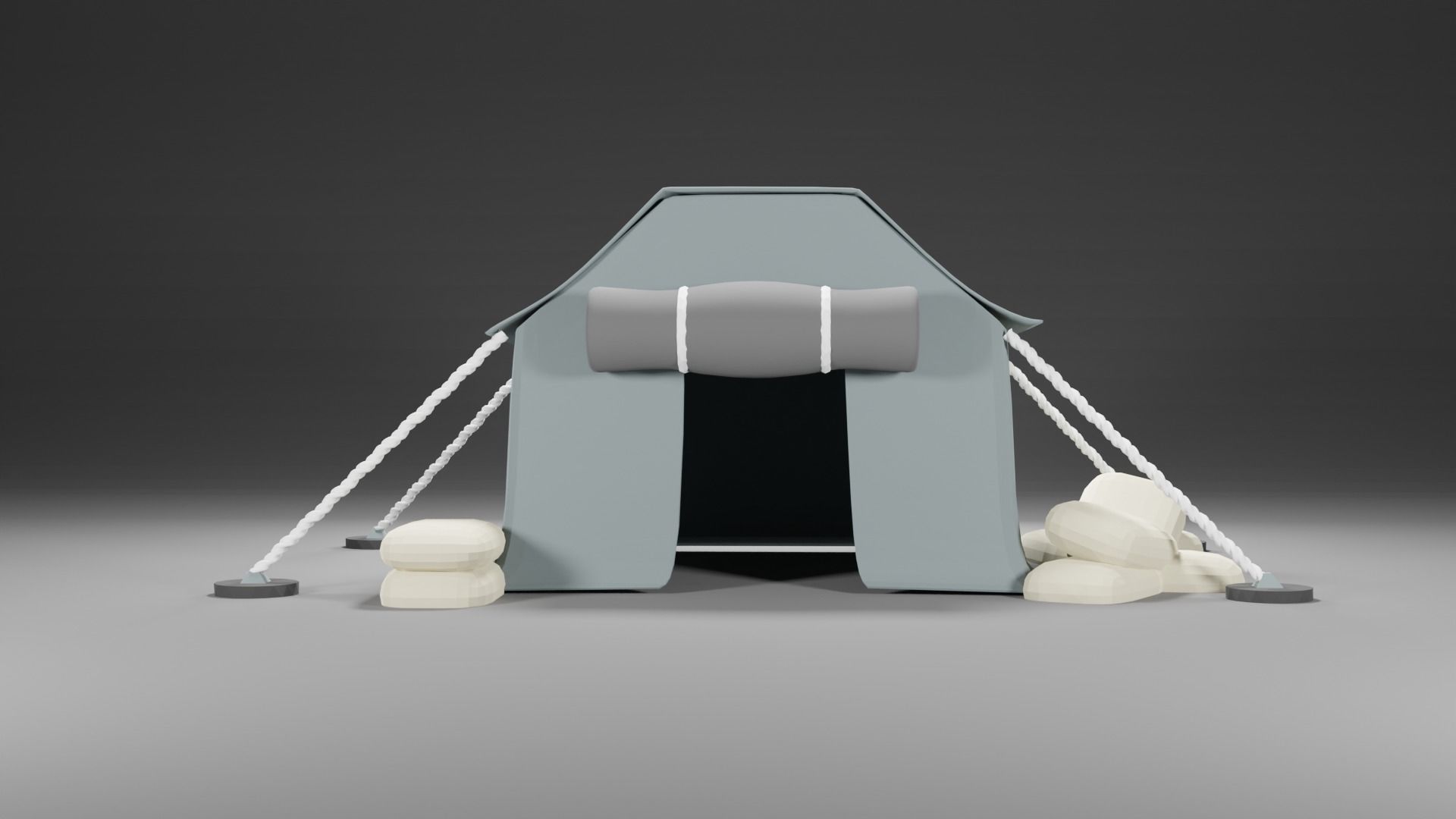 3D model Game ready lowpoly tent VR / AR / low-poly | CGTrader