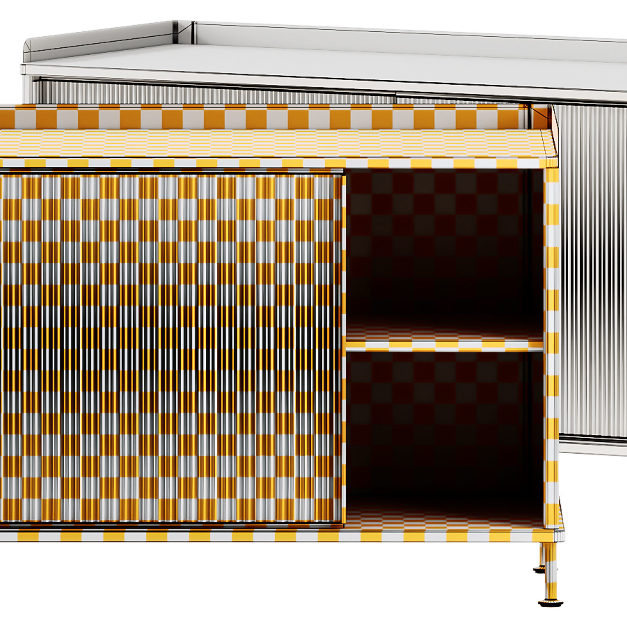 Enfold Sideboard Scandinavian Storage by Muuto 3D model | CGTrader