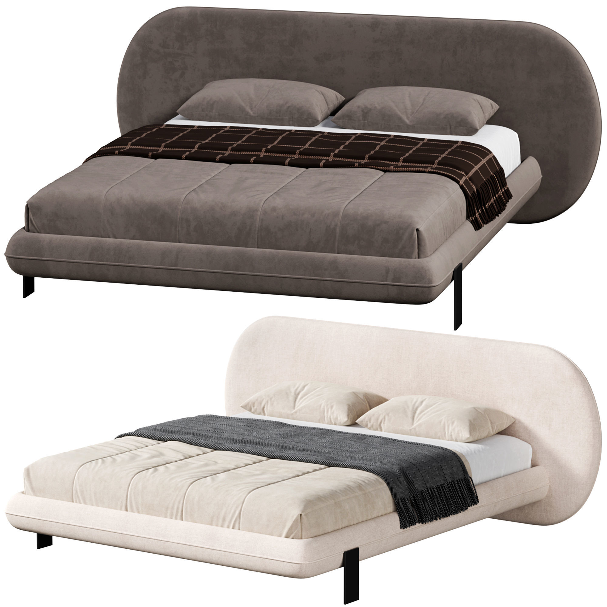 WABI BED by stels 3D model | CGTrader