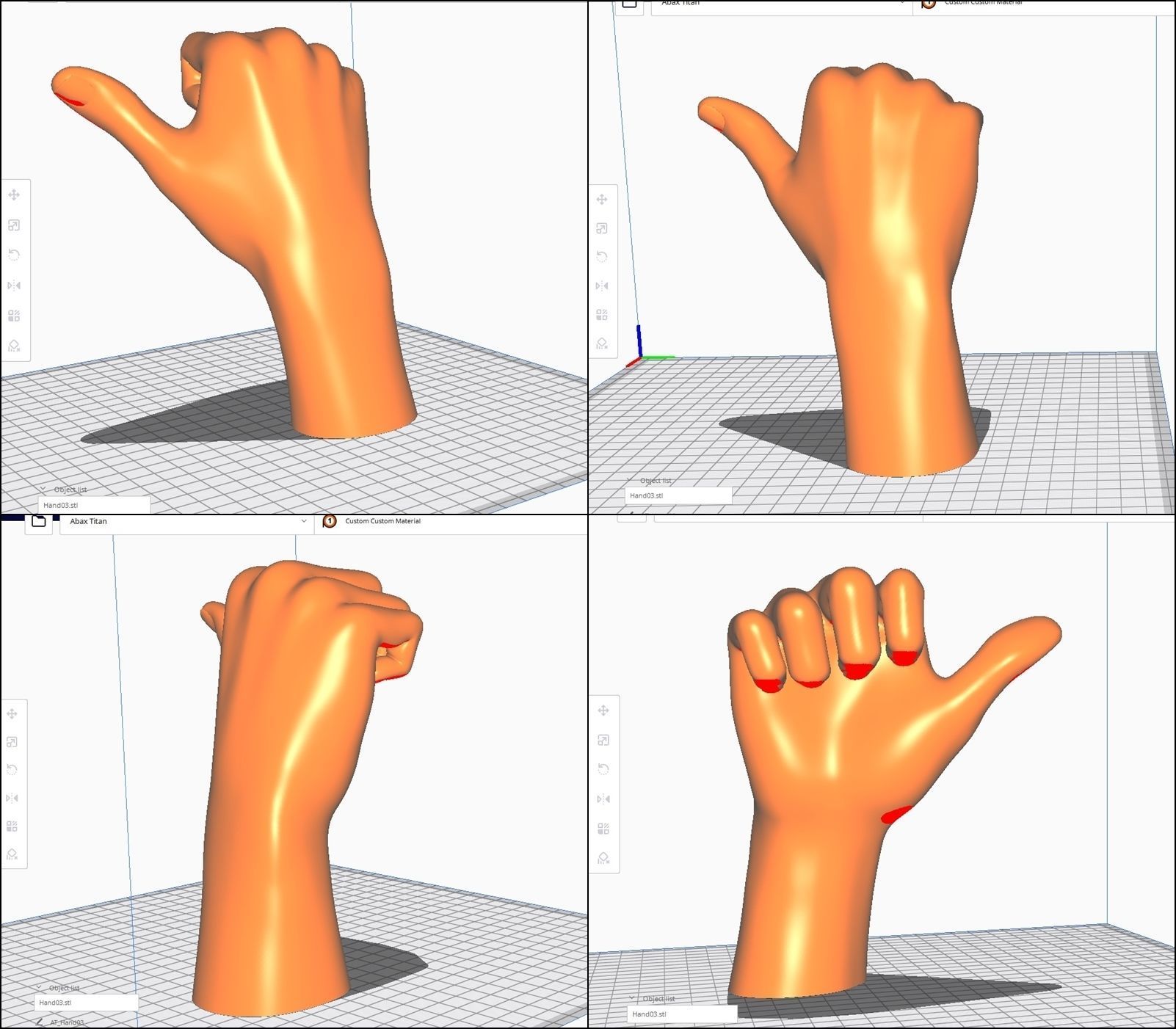 Hand STL M03 3D model 3D printable | CGTrader