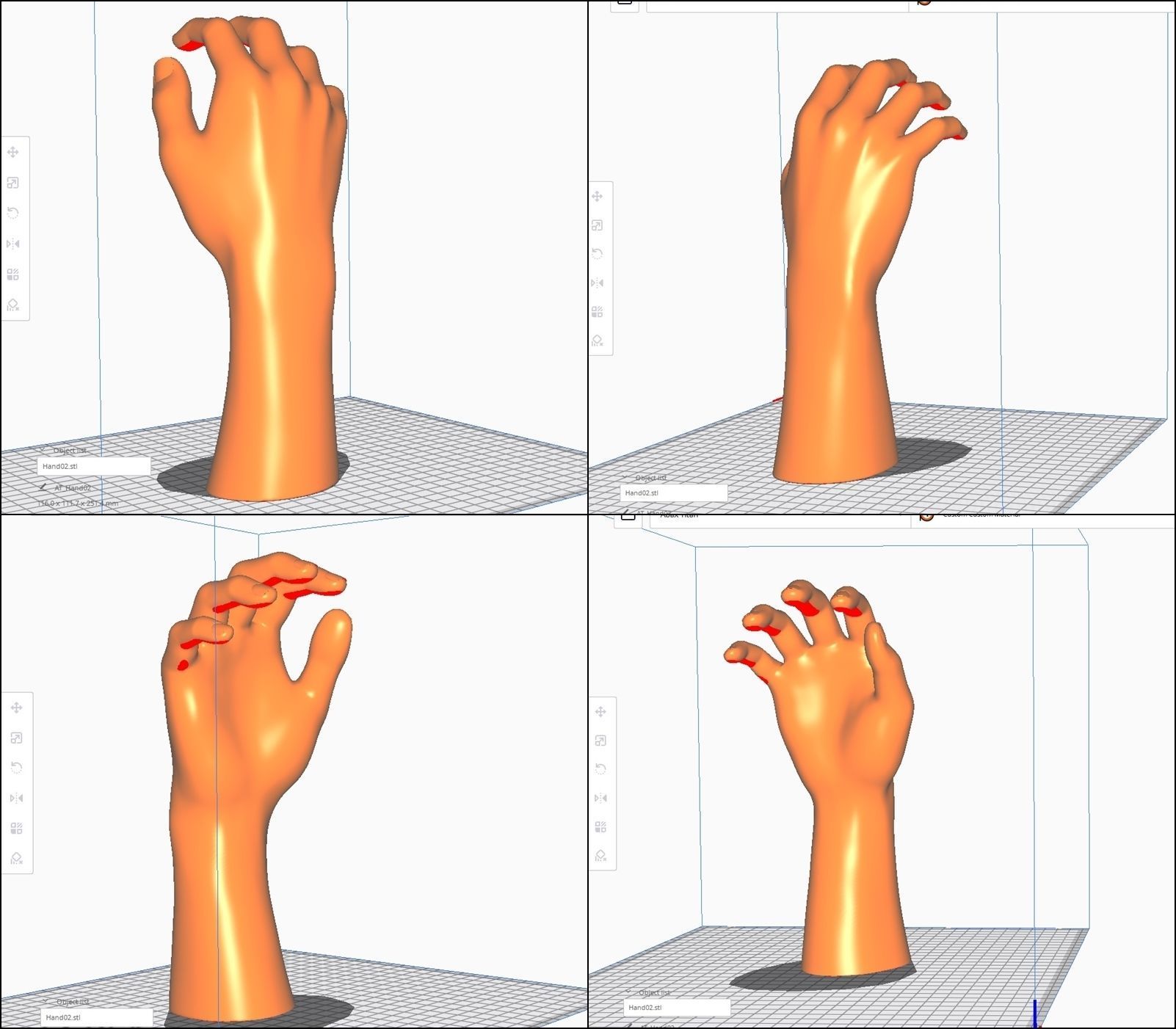 Hand STL M02 3D model 3D printable | CGTrader