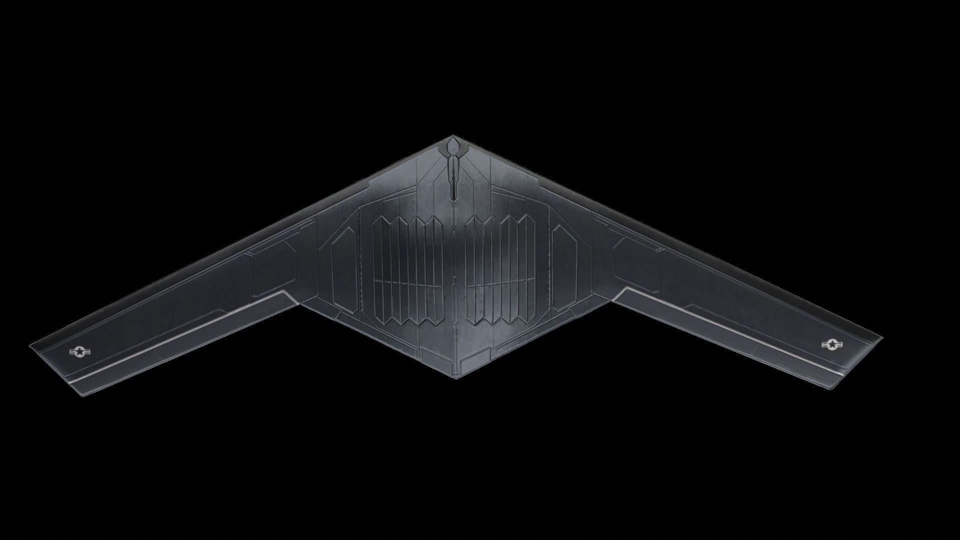 3D model B-21 Raider Concept American strategic bomber VR / AR / low ...