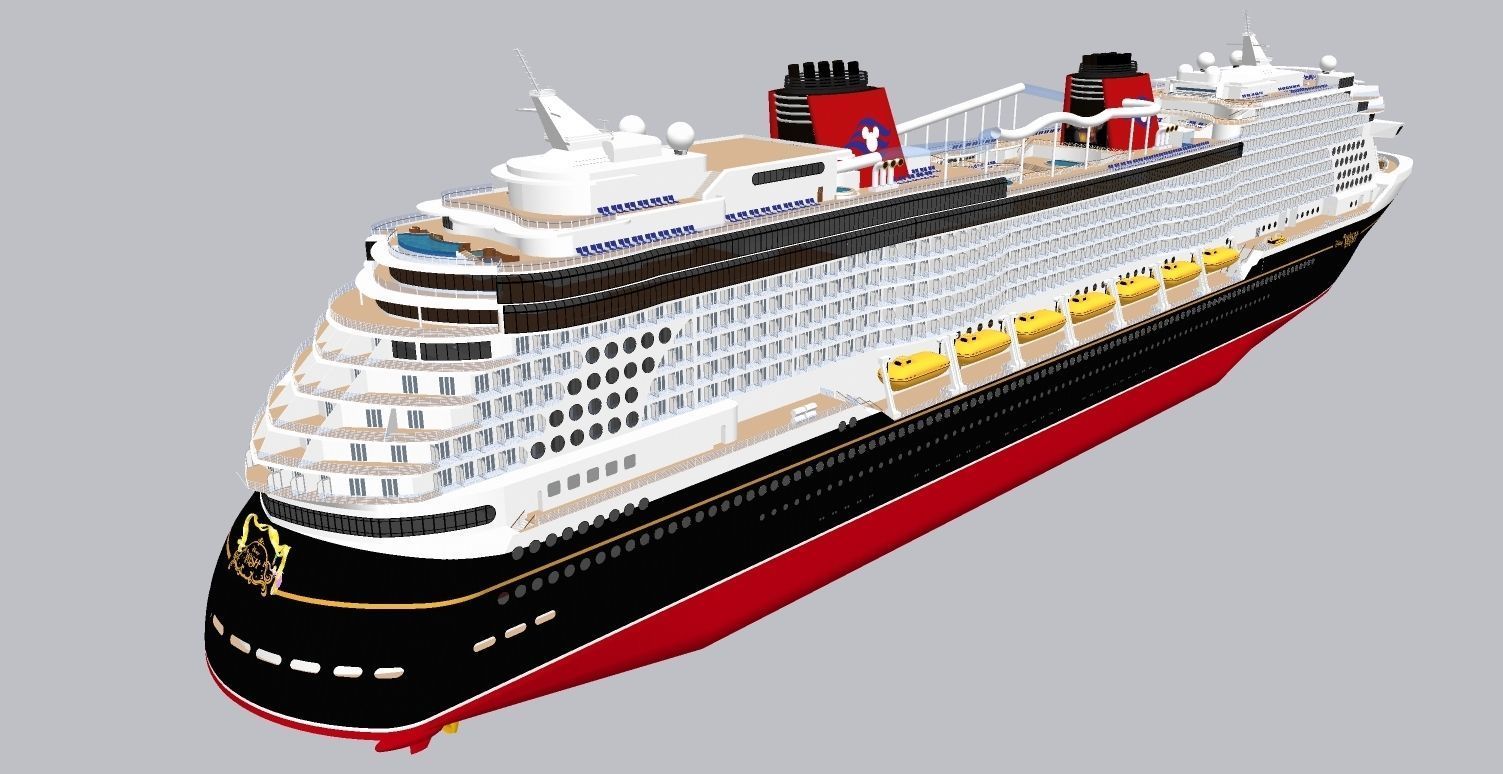 DISNEY WISH 3D model rigged | CGTrader