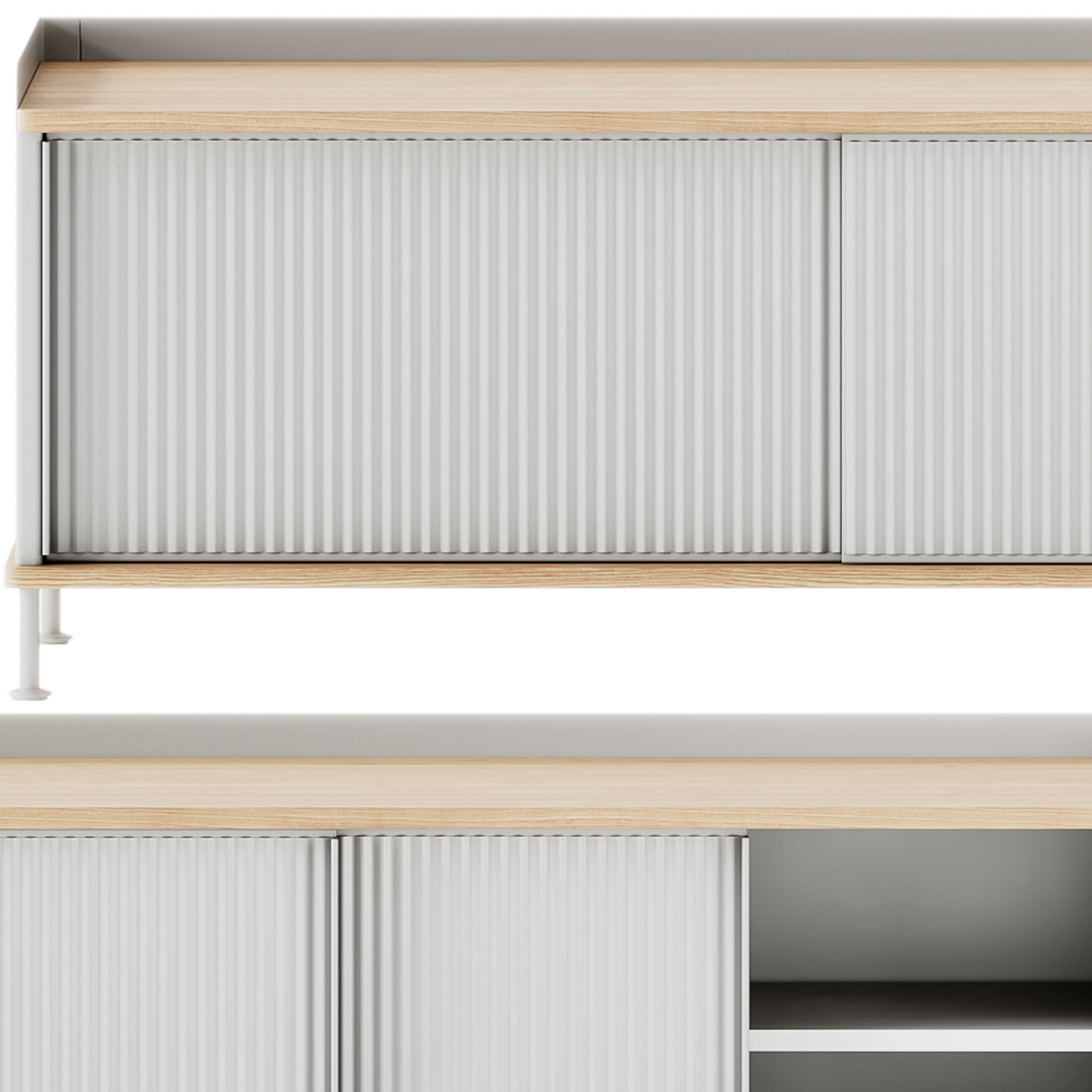 Muuto Enfold Sideboard Scandinavian Storage 3D model | CGTrader