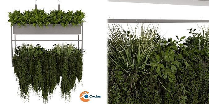 Collection plant vol 483 - hanging - blender model 3D model | CGTrader
