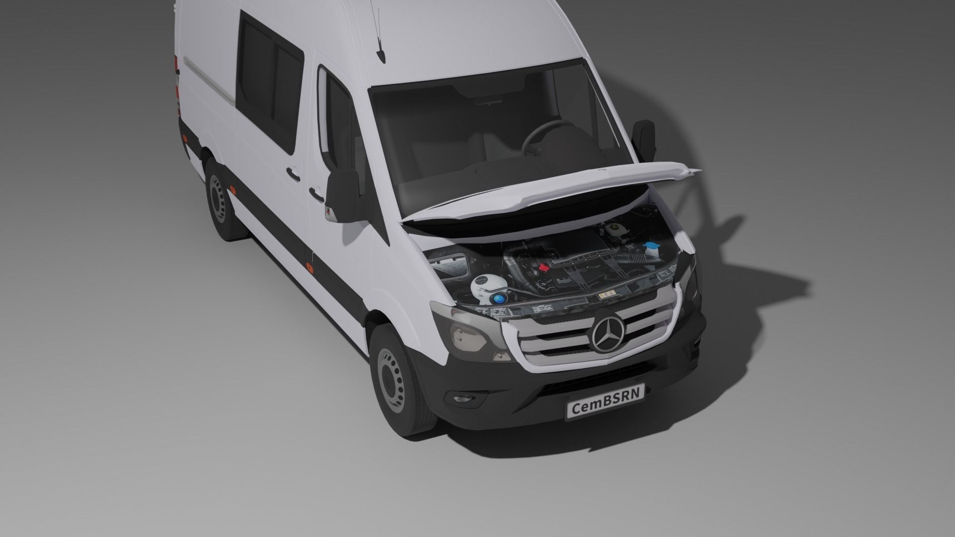 Mercedes - Benz Sprinter 2013 Panelvan 3d Model 3D model | CGTrader