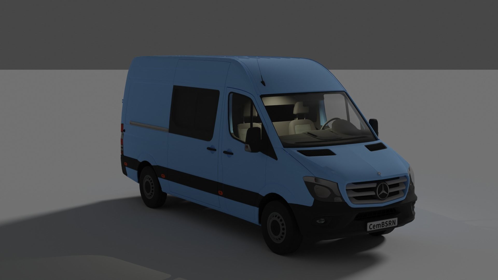 Mercedes - Benz Sprinter 2013 Panelvan 3d Model 3D model | CGTrader