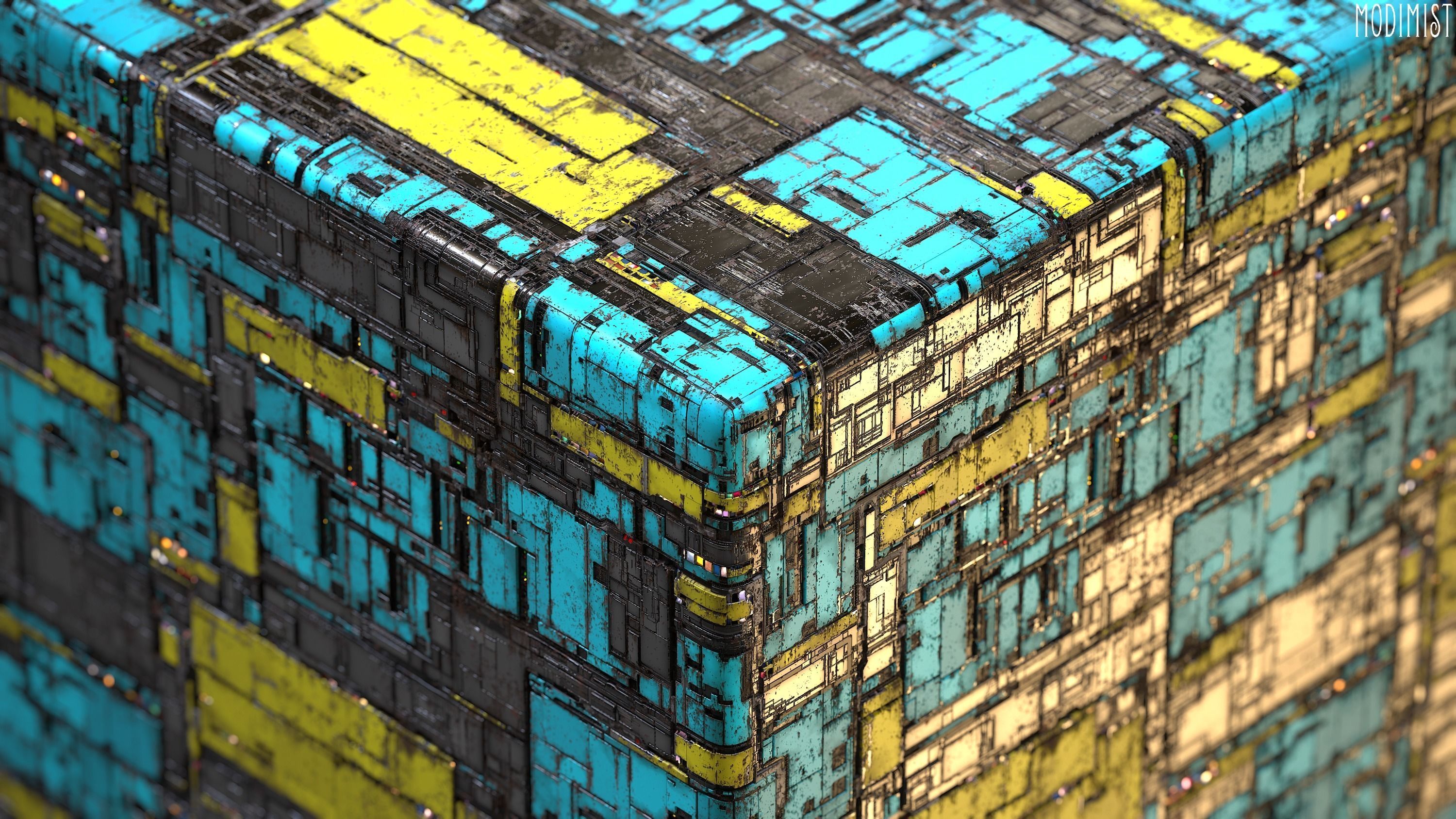 Procedural Sci-fi Material Generator Texture | CGTrader