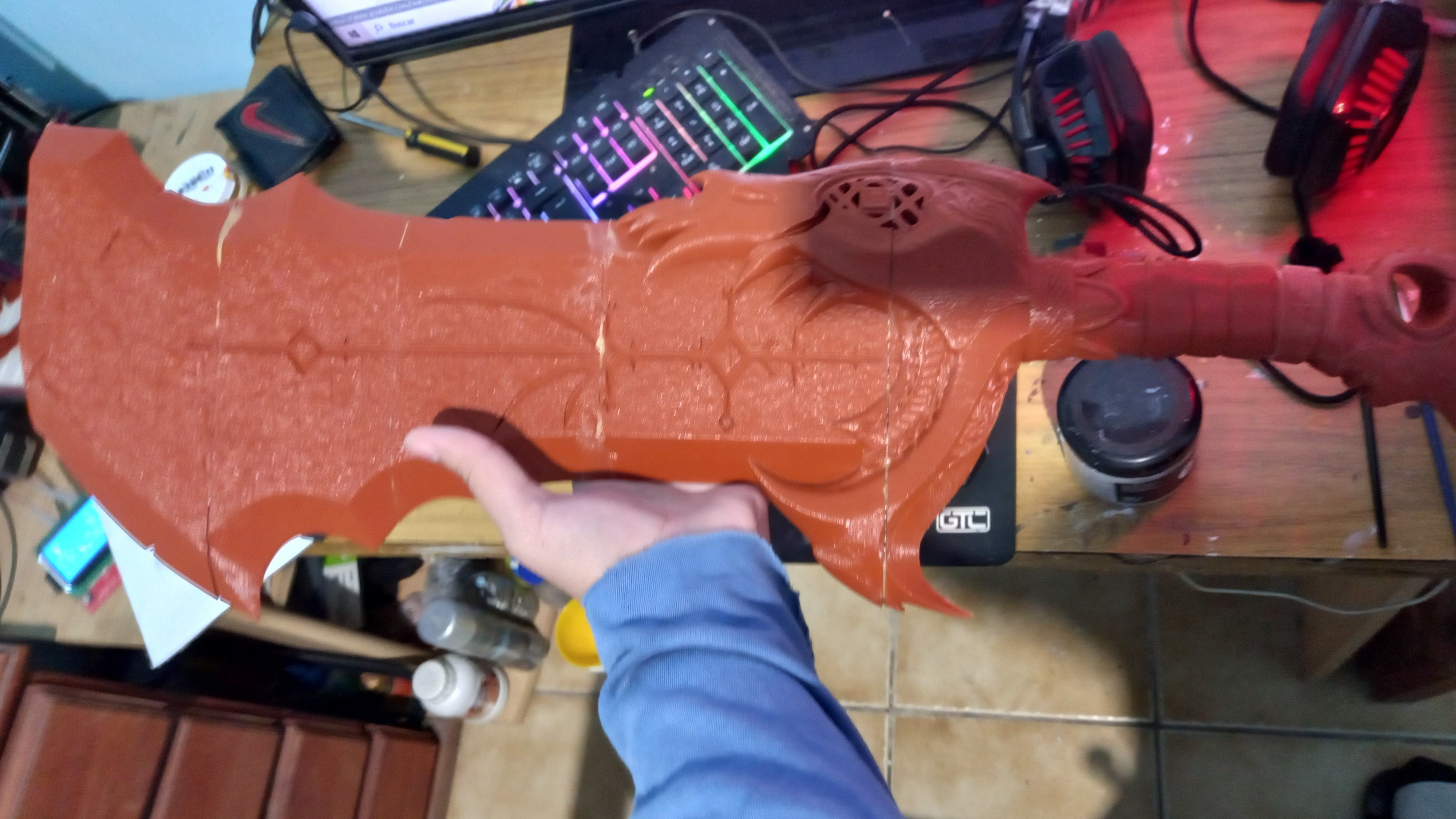 God of War ragnarok Blade of Chaos lv3 3D model 3D printable | CGTrader
