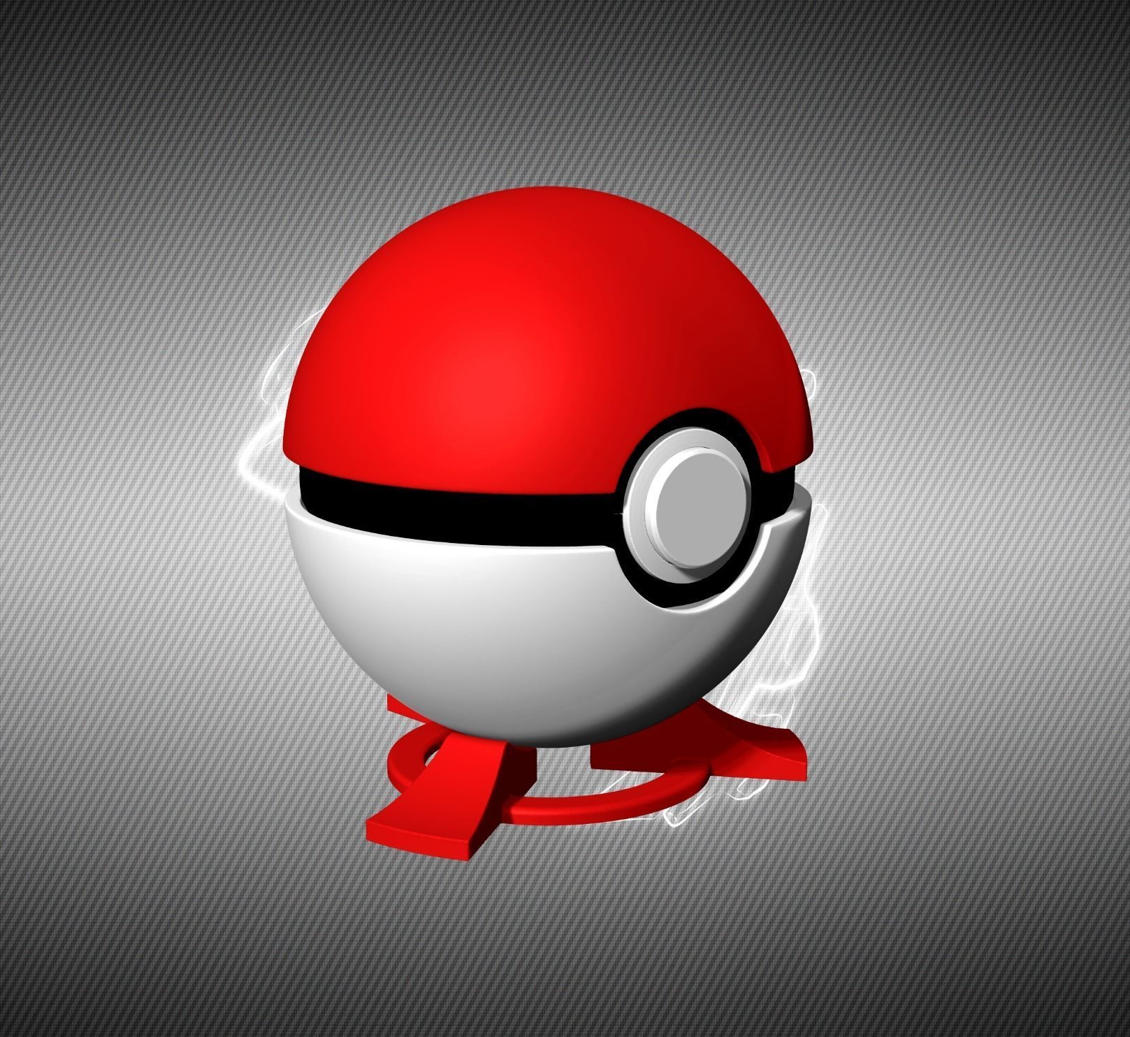 Pokeball Classic Functional Pokemon free 3D model 3D printable | CGTrader