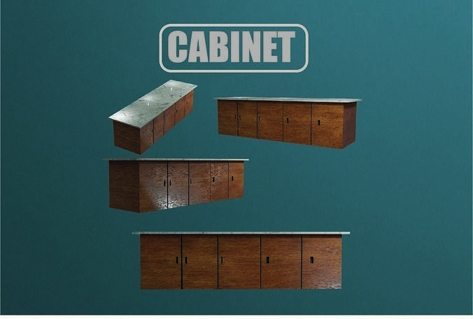 3D model Cabinet VR / AR / low-poly | CGTrader