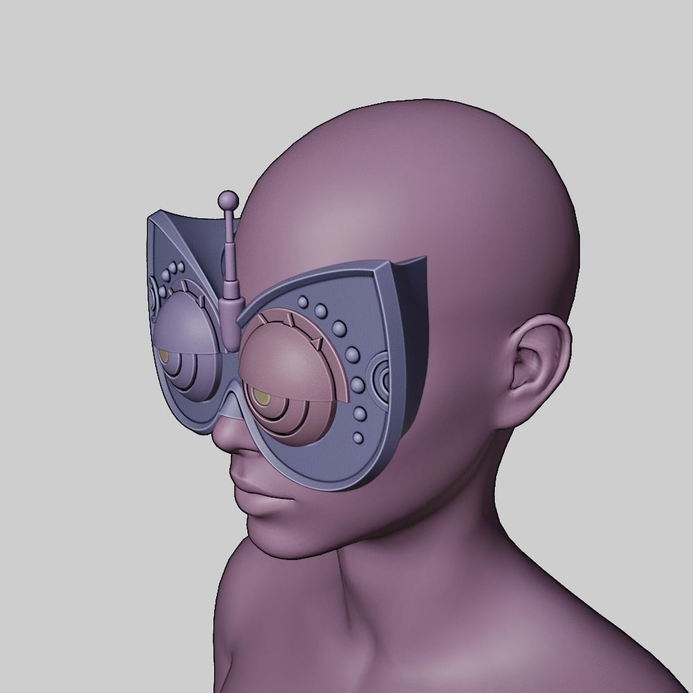 Purah Owl Visor 3D model 3D printable | CGTrader