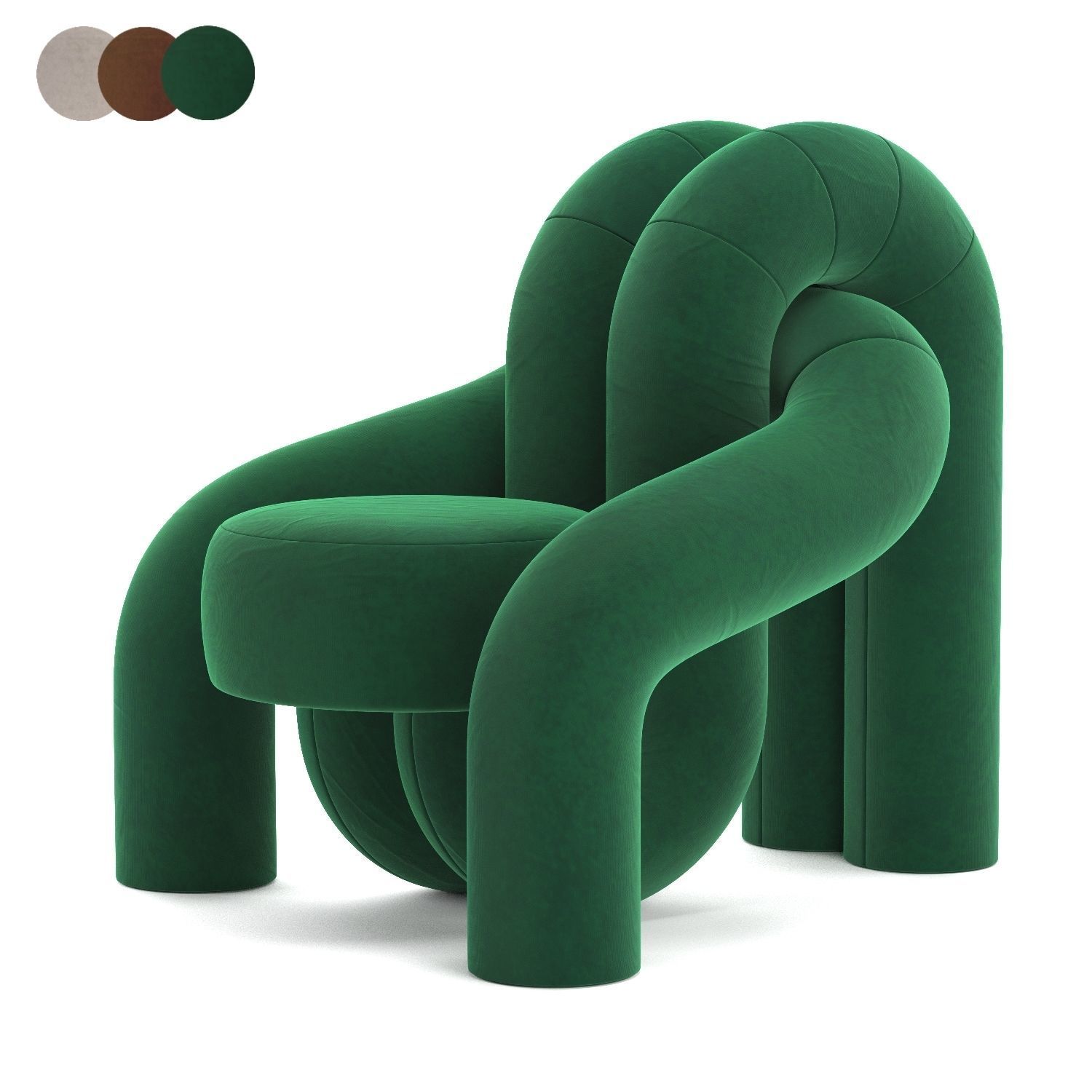 3D model Tangled Chair VR / AR / low-poly | CGTrader