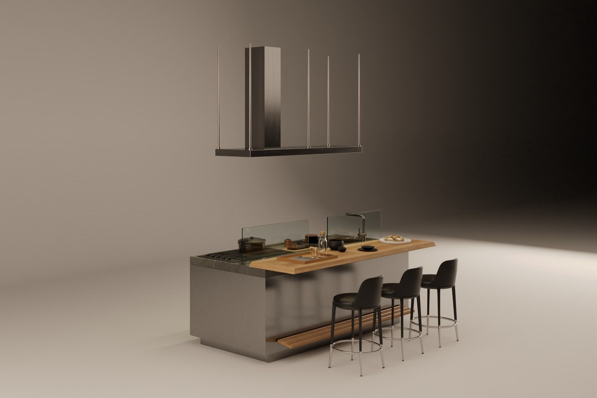 Arclinea - Italia - 2 x Kitchen Island 3D model | CGTrader