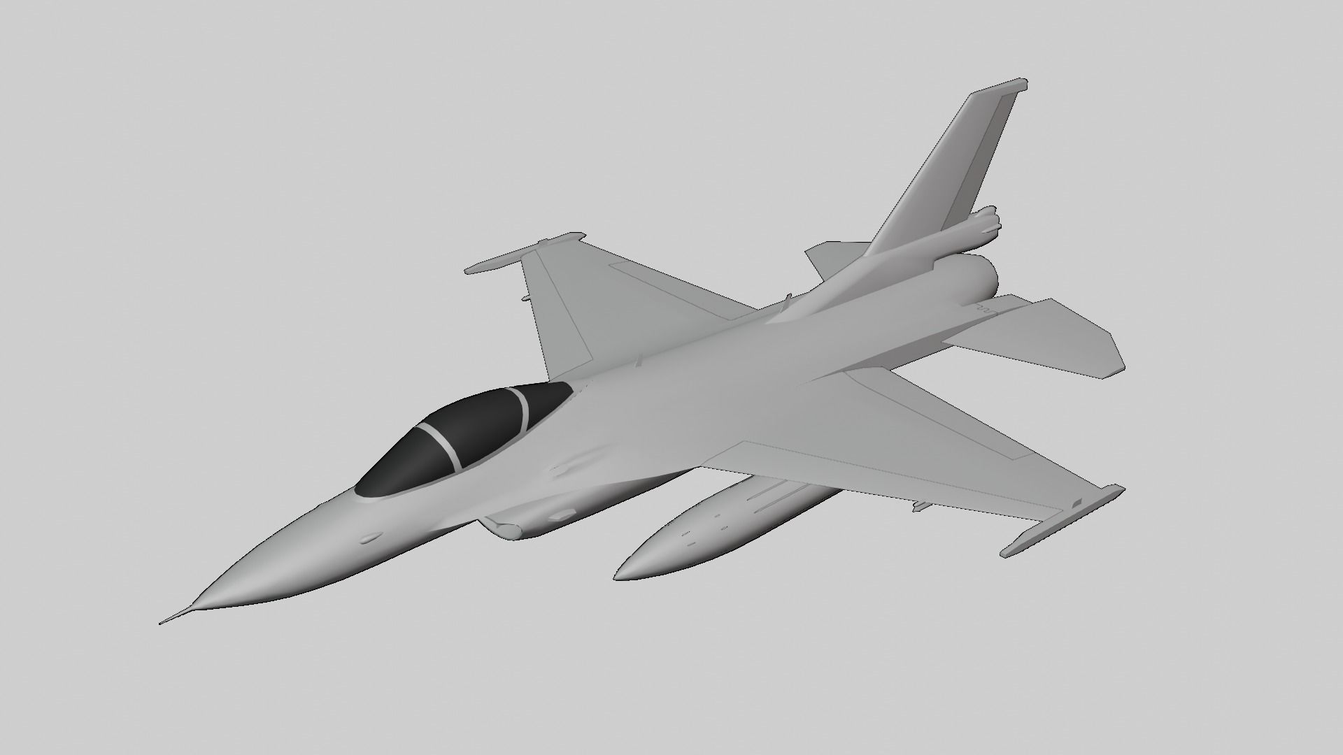 3D model Mitsubishi F-2 Japan Air Force VR / AR / low-poly | CGTrader
