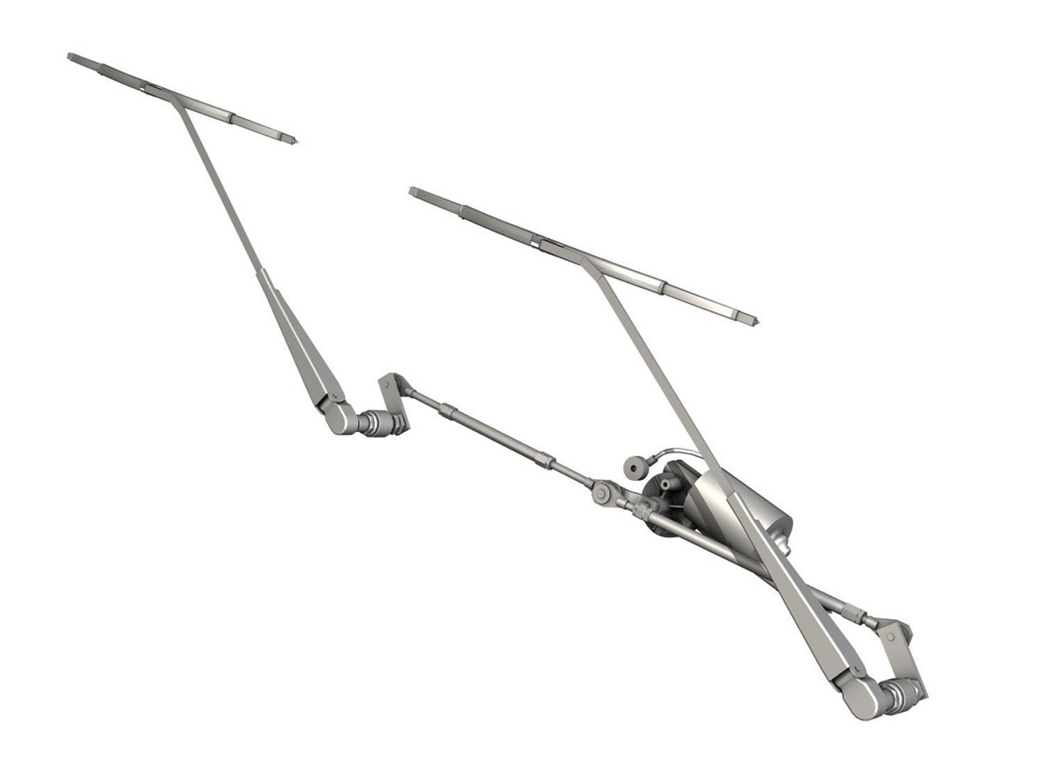 Wiper with transmission and drive unit 3D model | CGTrader