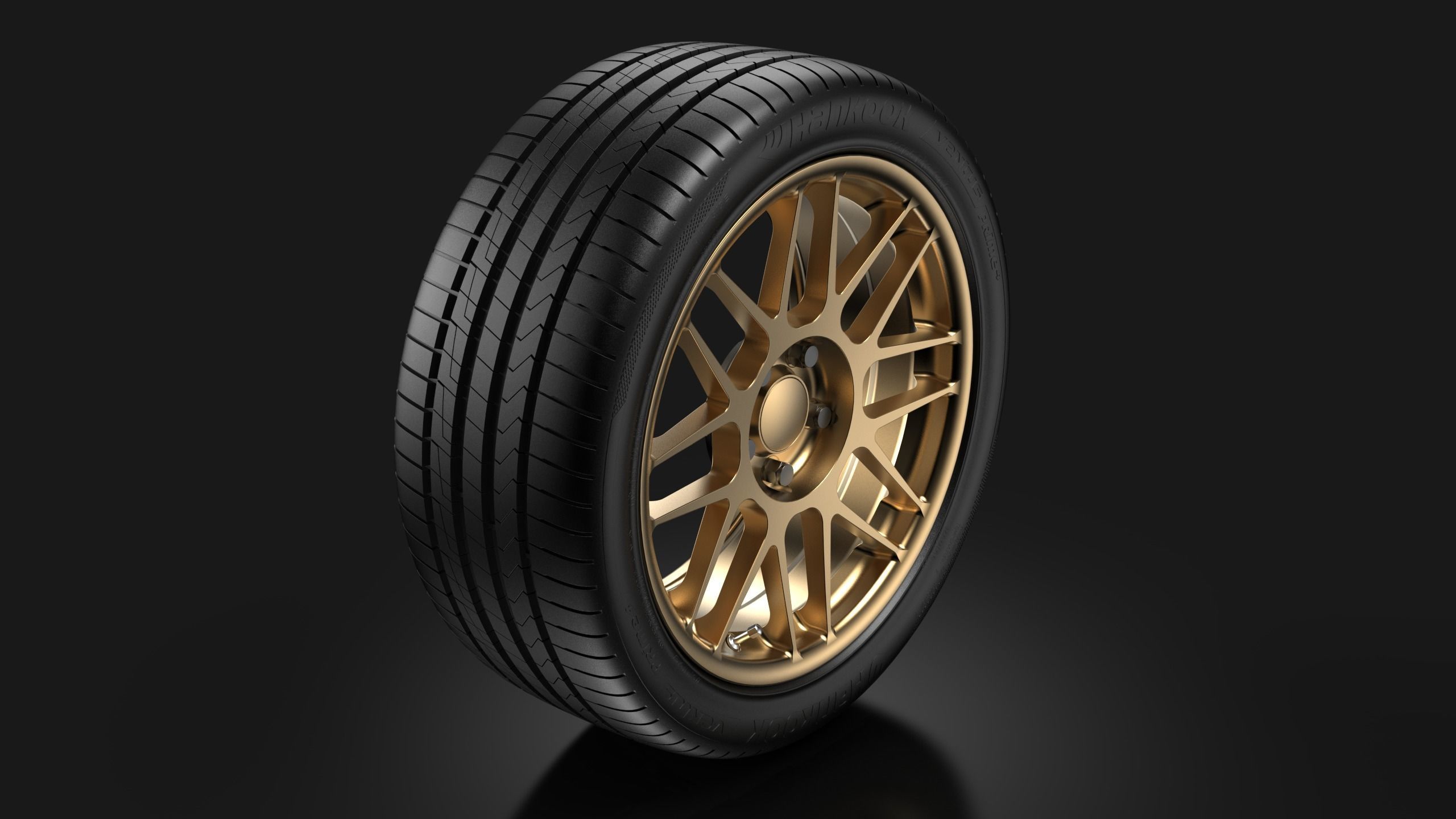 Car wheel 18 Inches 3D model | CGTrader
