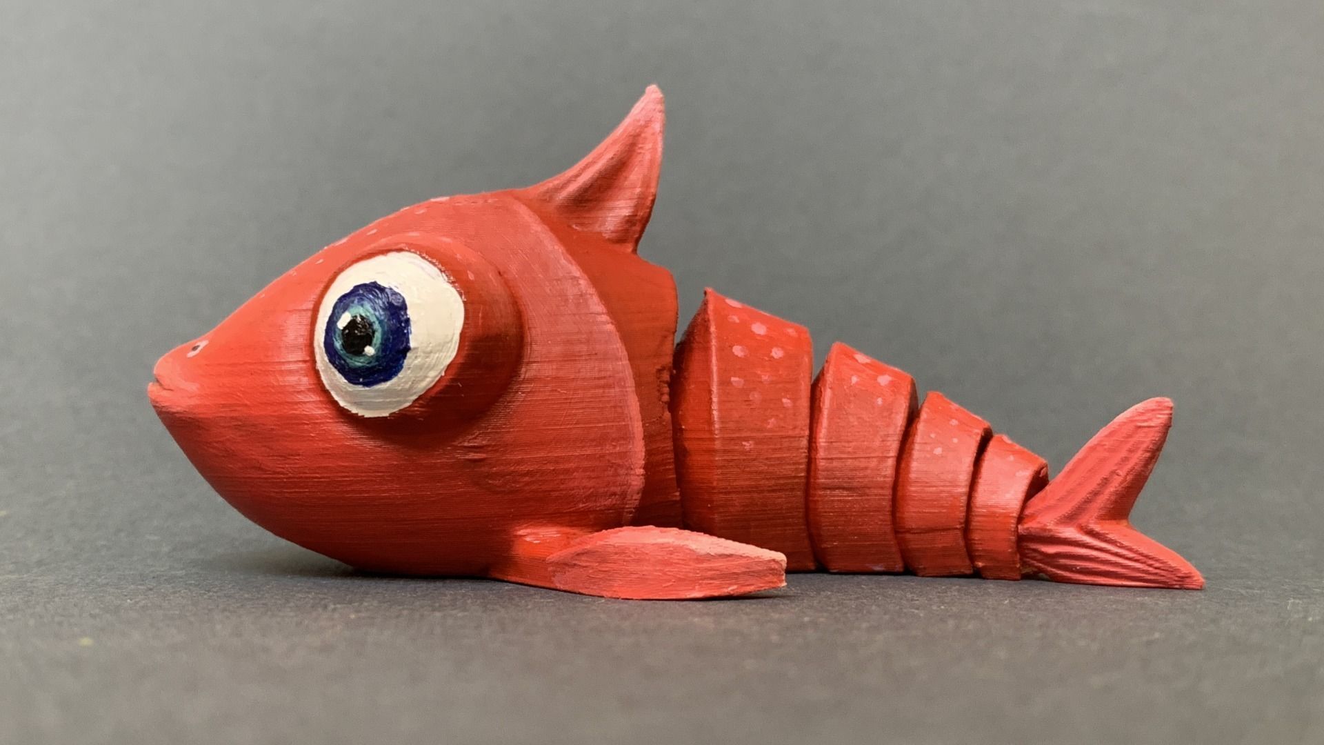 Articulated Fish 3D model 3D printable | CGTrader