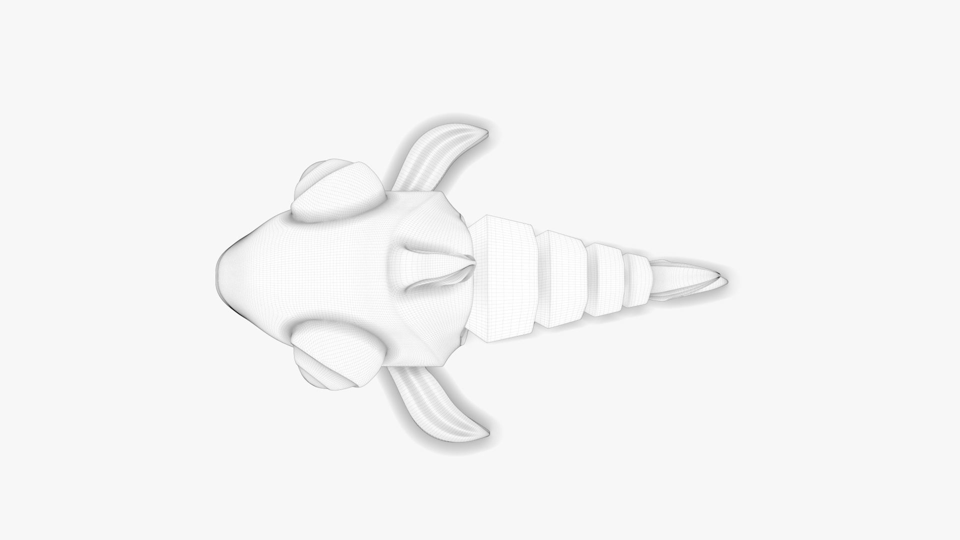Articulated Fish 3D model 3D printable | CGTrader