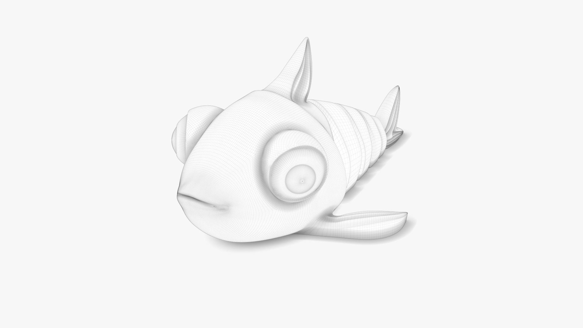 Articulated Fish 3D model 3D printable | CGTrader